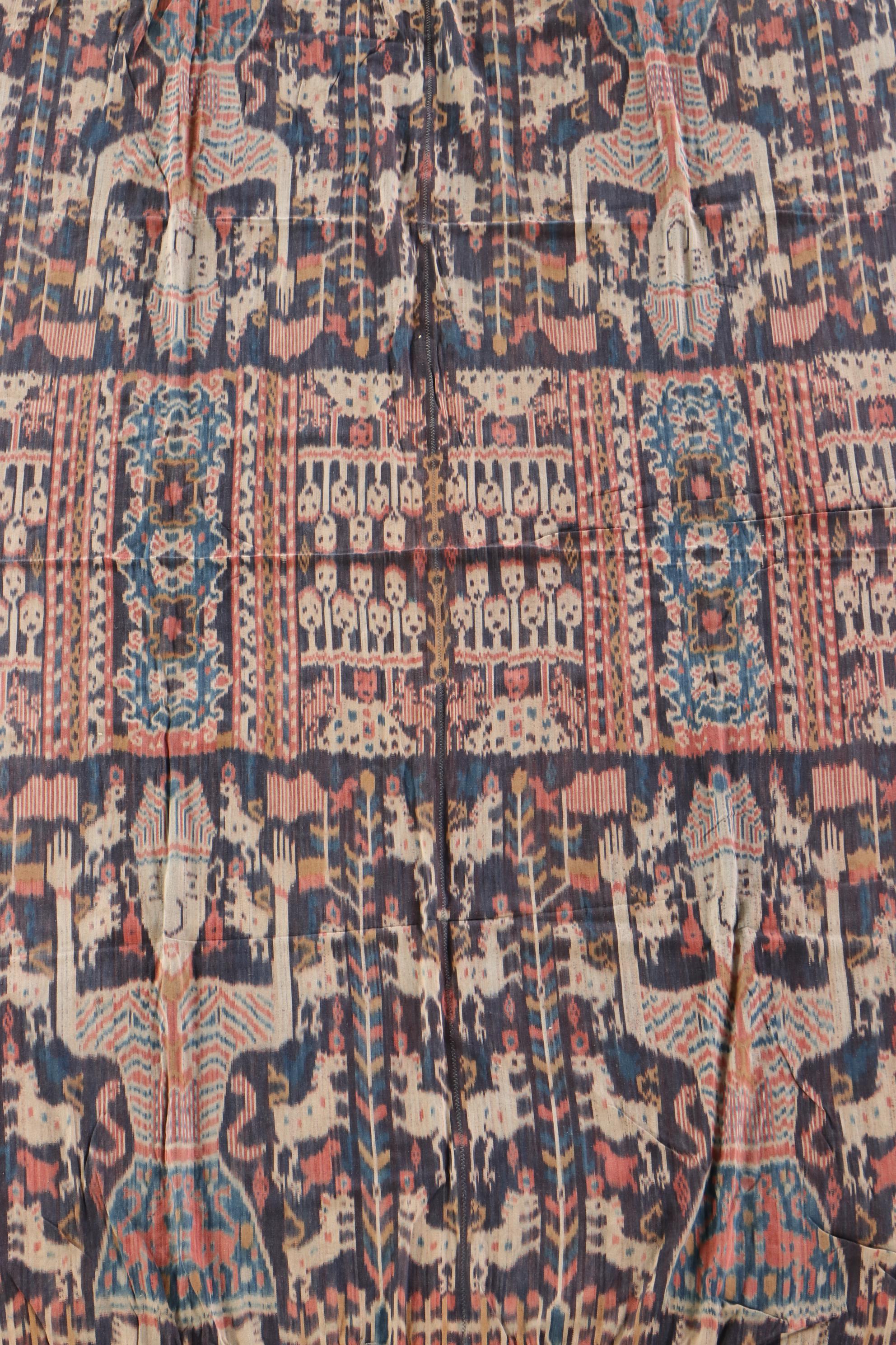 Men's Indonesian Sumbese Hinggi Ikat Textile Wrapper | EBTH