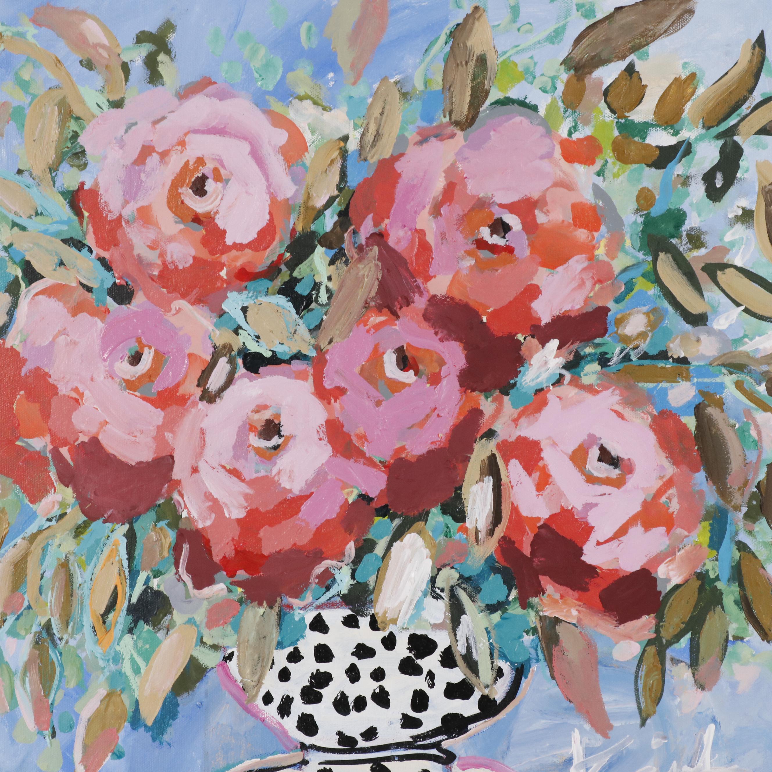 Kait Roberts Acrylic Painting "Flowers for Bonnie" | EBTH