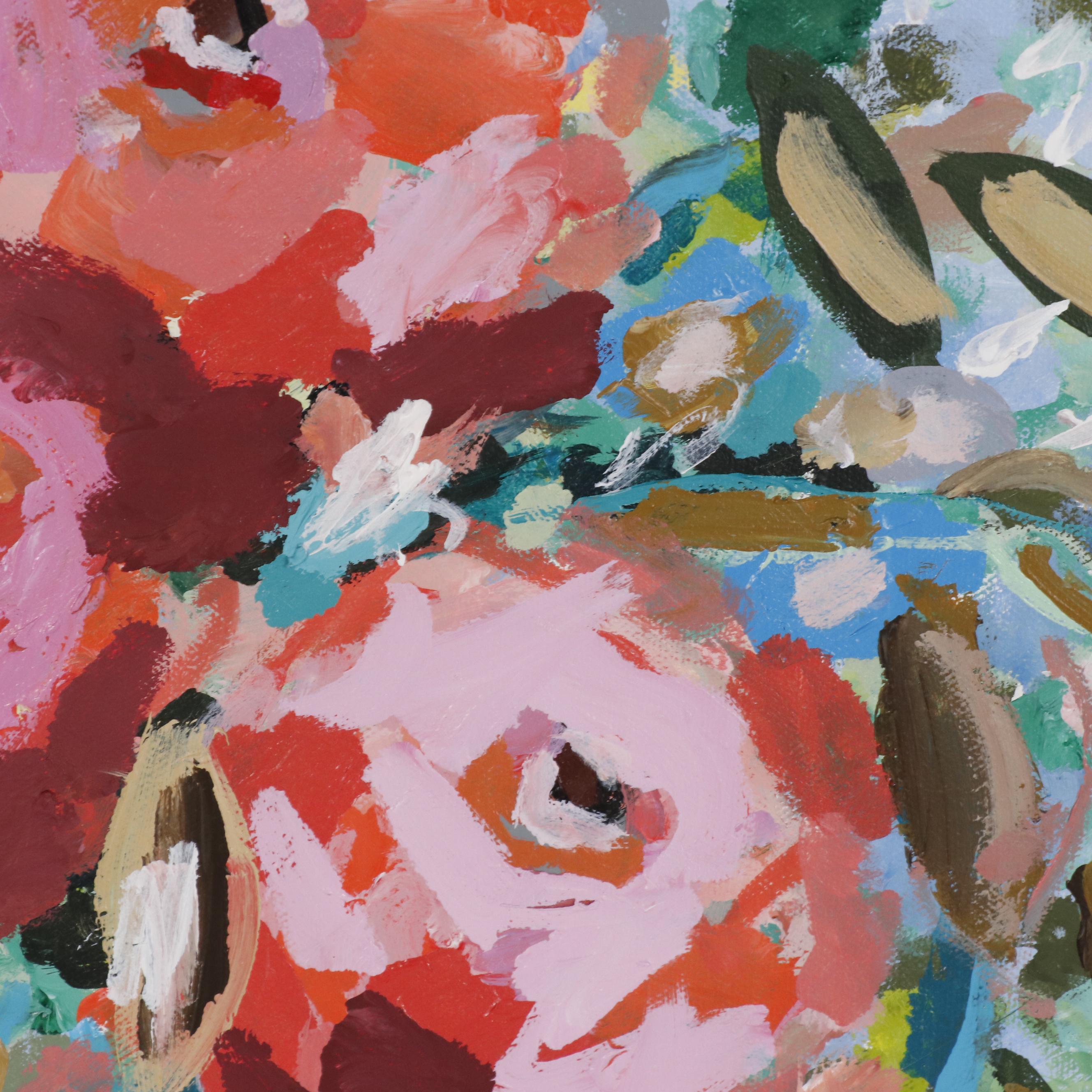 Kait Roberts Acrylic Painting "Flowers for Bonnie" | EBTH