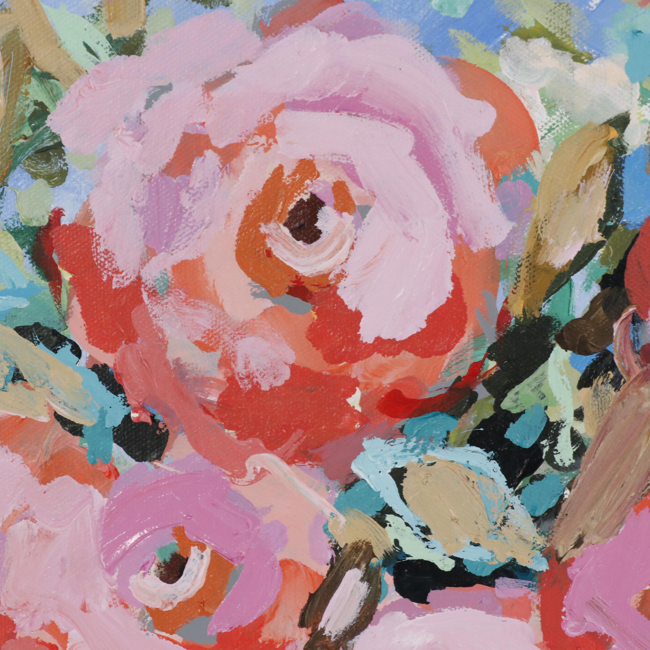 Kait Roberts Acrylic Painting "Flowers for Bonnie" | EBTH