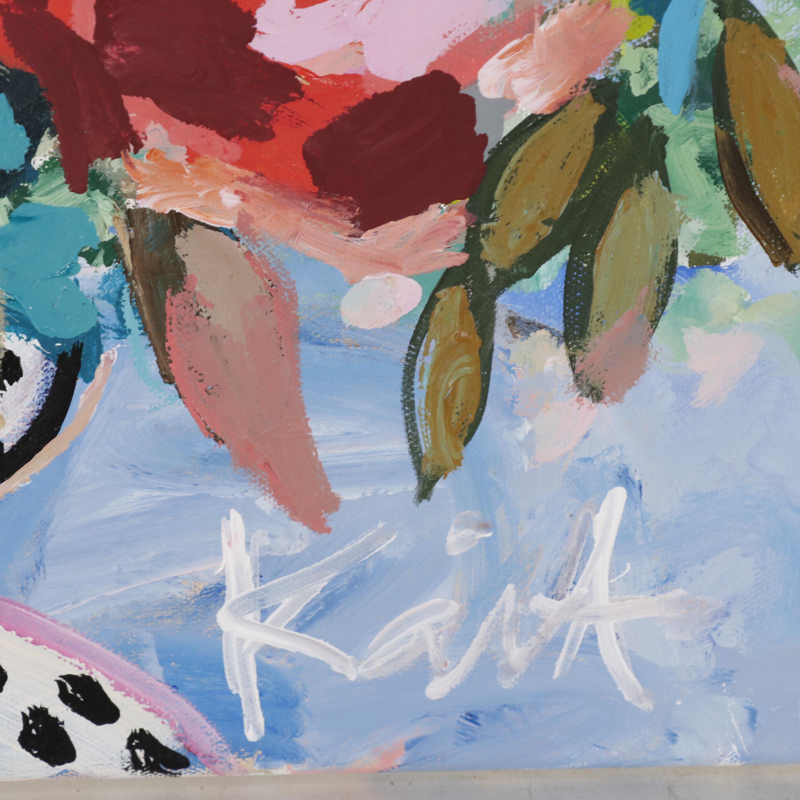 Kait Roberts Acrylic Painting "Flowers for Bonnie" | EBTH