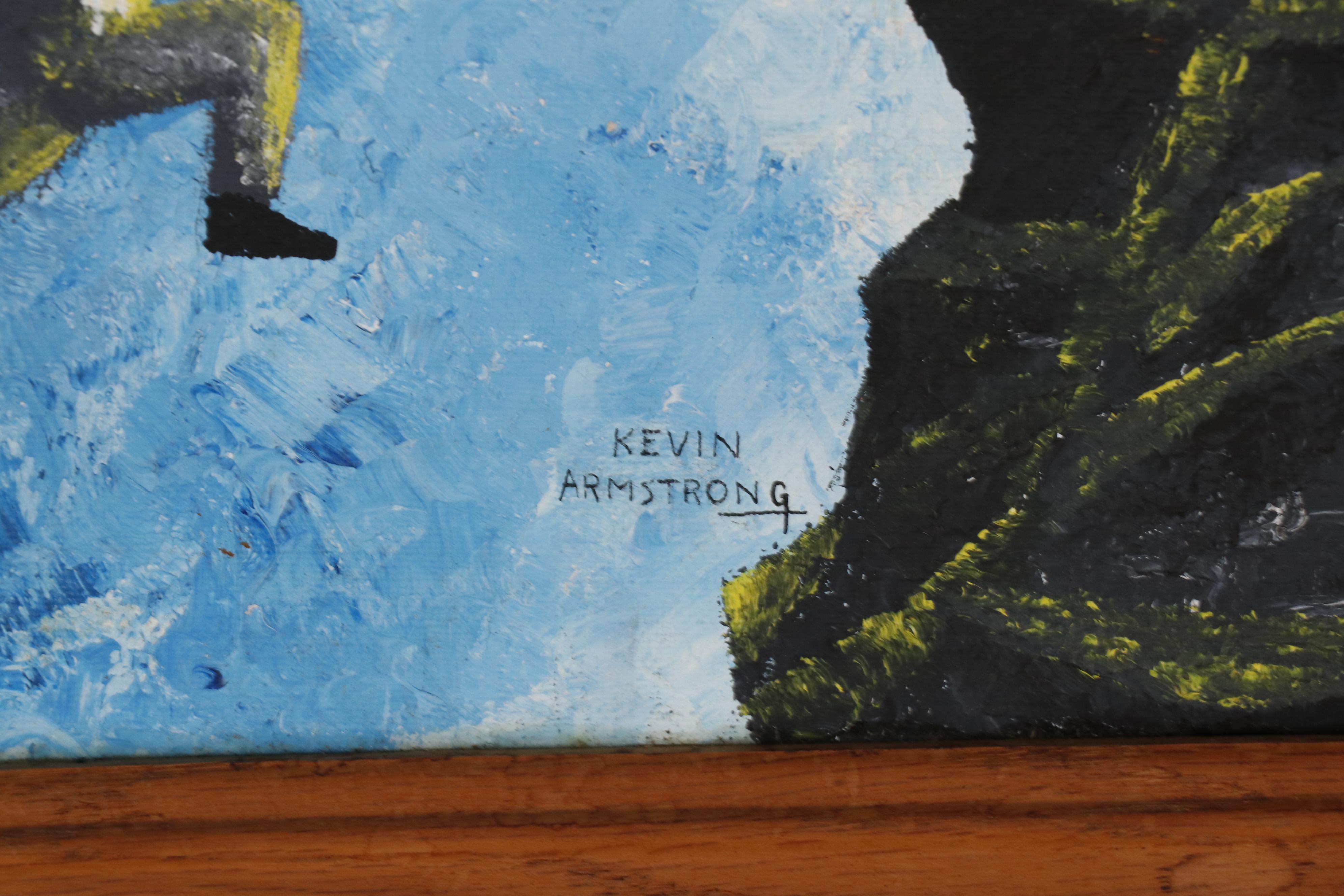 Kevin Armstrong Acrylic Painting "Devil, Maggot, and Son", 1973 | EBTH