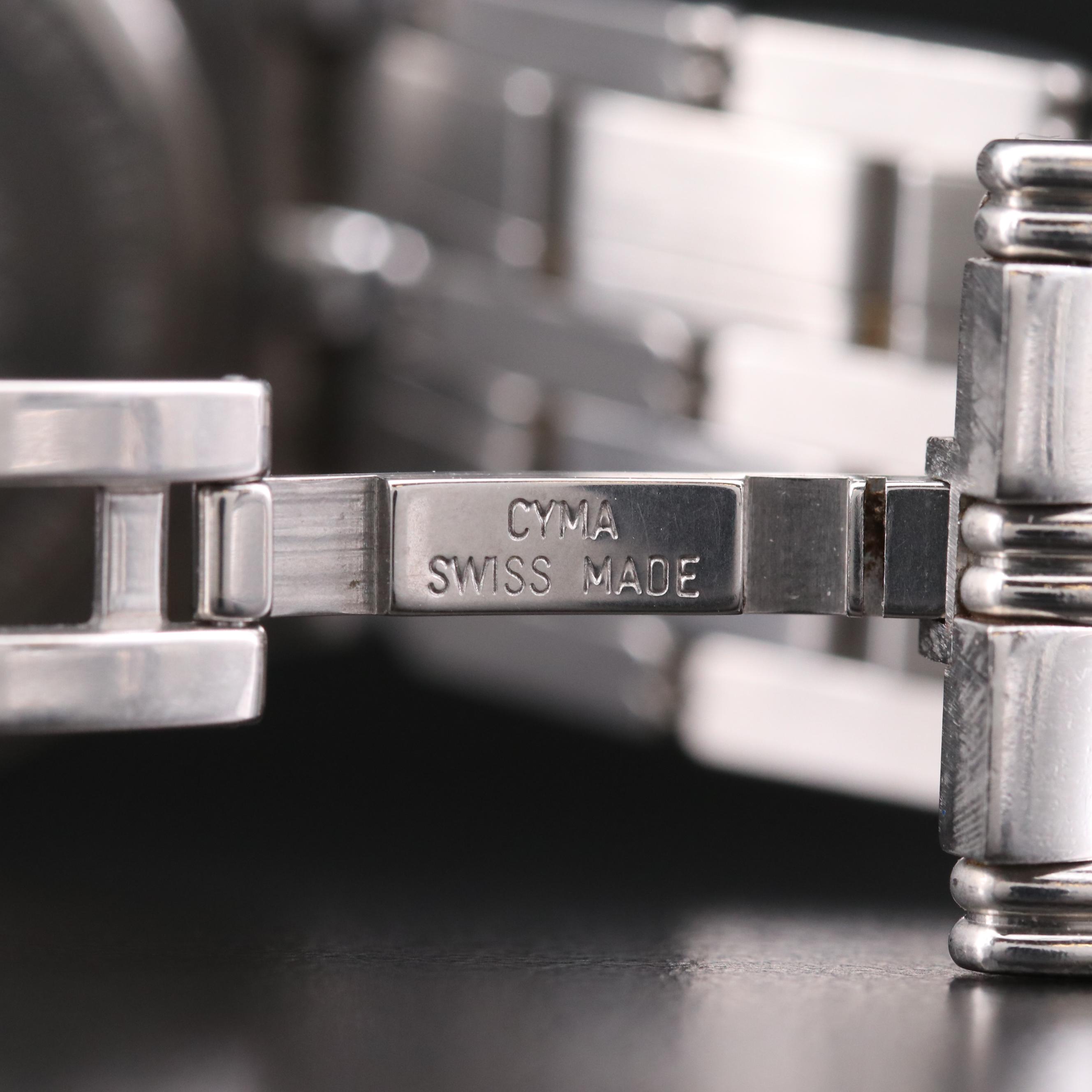 Cyma Stainless Steel and 18K Gold Swiss Quartz Wristwatch | EBTH