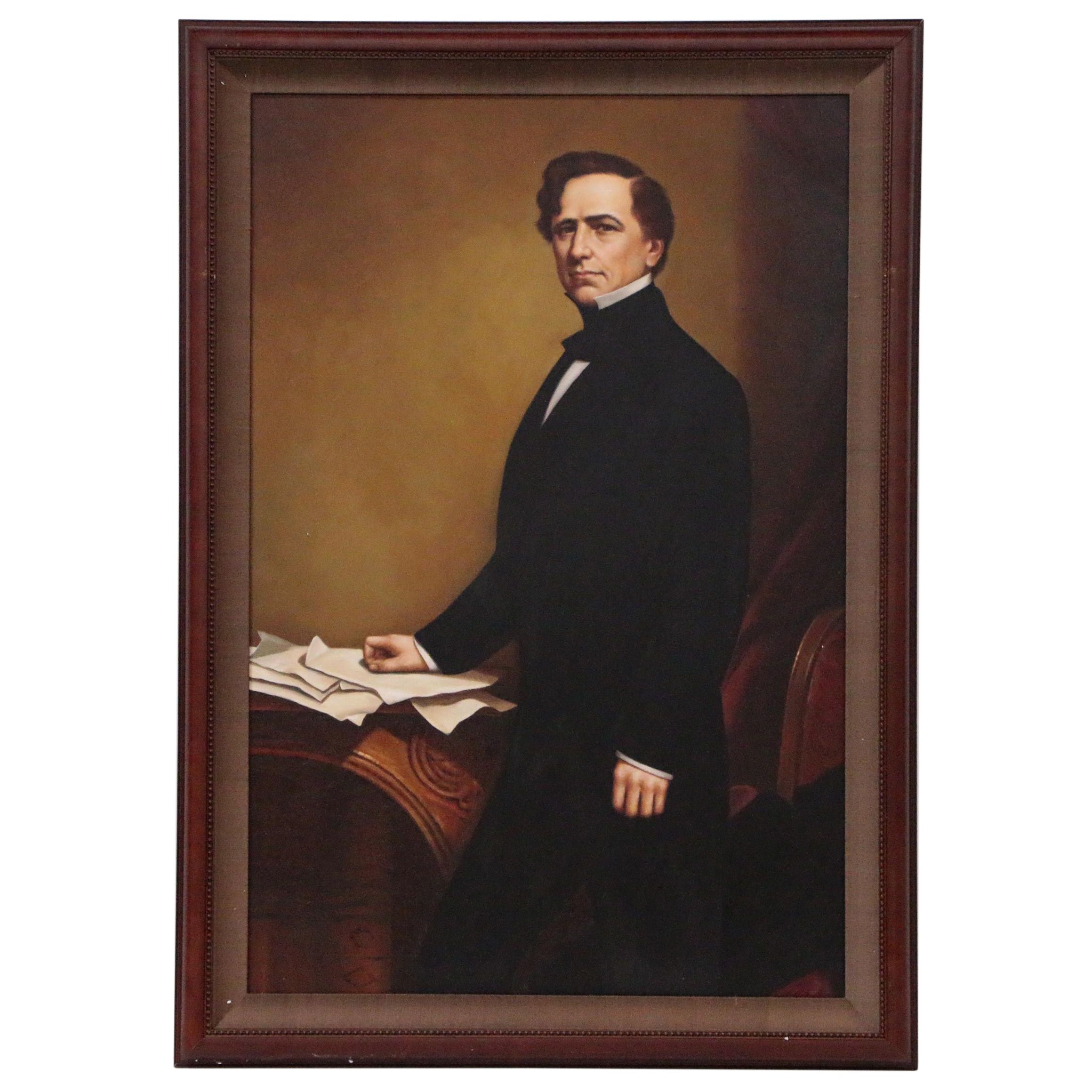 Portrait Oil Painting of President Franklin Pierce | EBTH