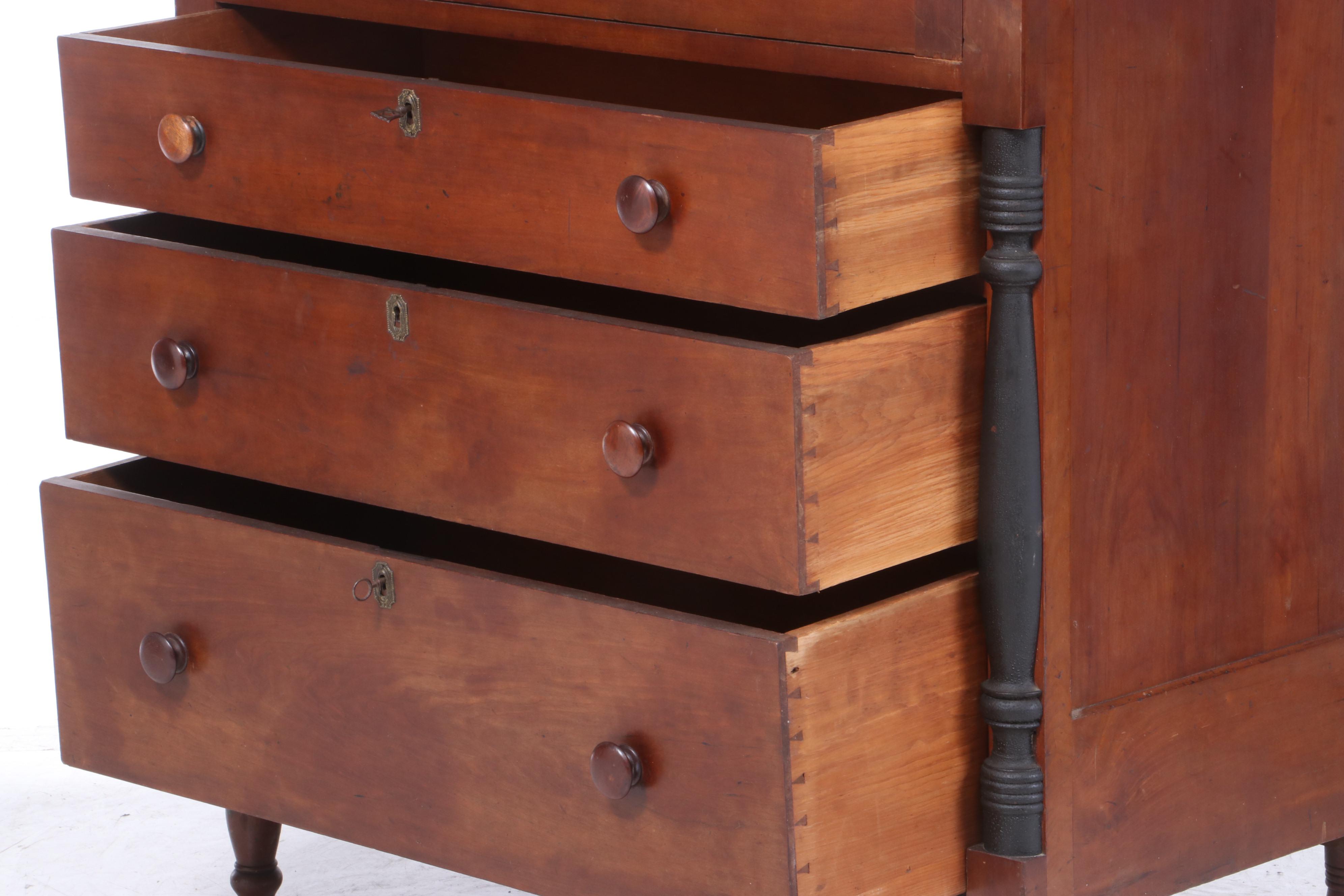 American Late Federal Cherry Butler's Chest, Early 19th Century | EBTH