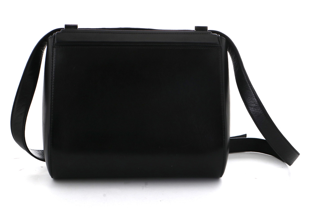 Givenchy Black Leather Studded Medium Pandora Box Bag | EBTH