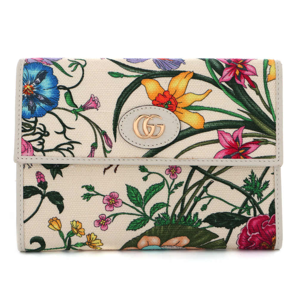 Gucci Flora Canvas Small Ophidia Wallet | EBTH