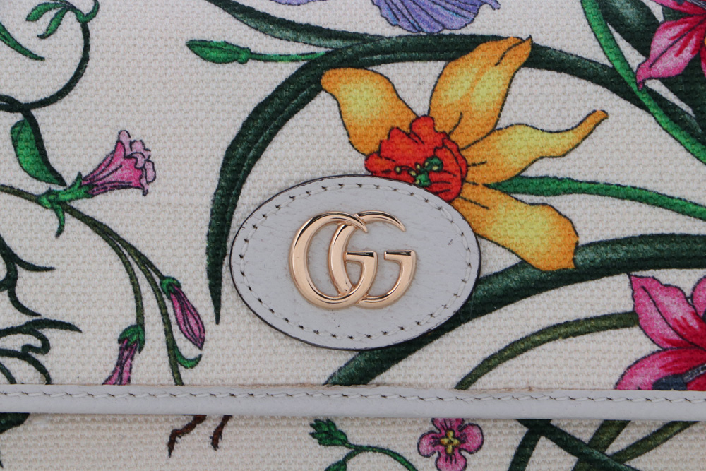 Gucci Flora Canvas Small Ophidia Wallet | EBTH