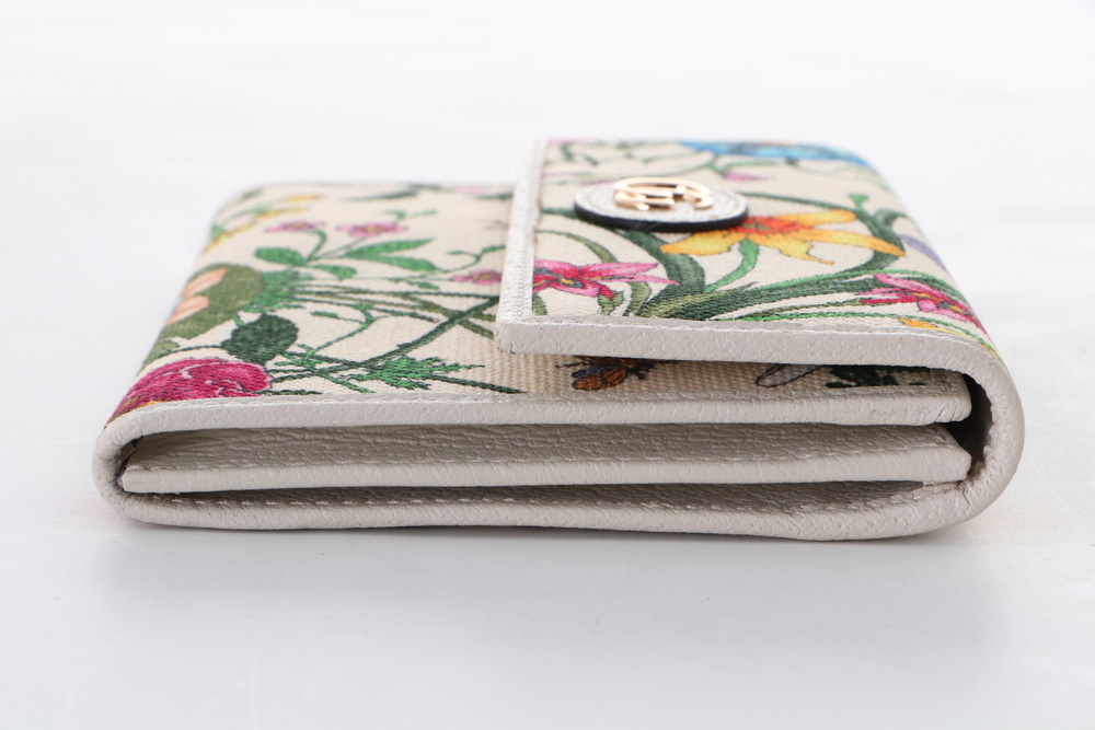 Gucci Flora Canvas Small Ophidia Wallet | EBTH