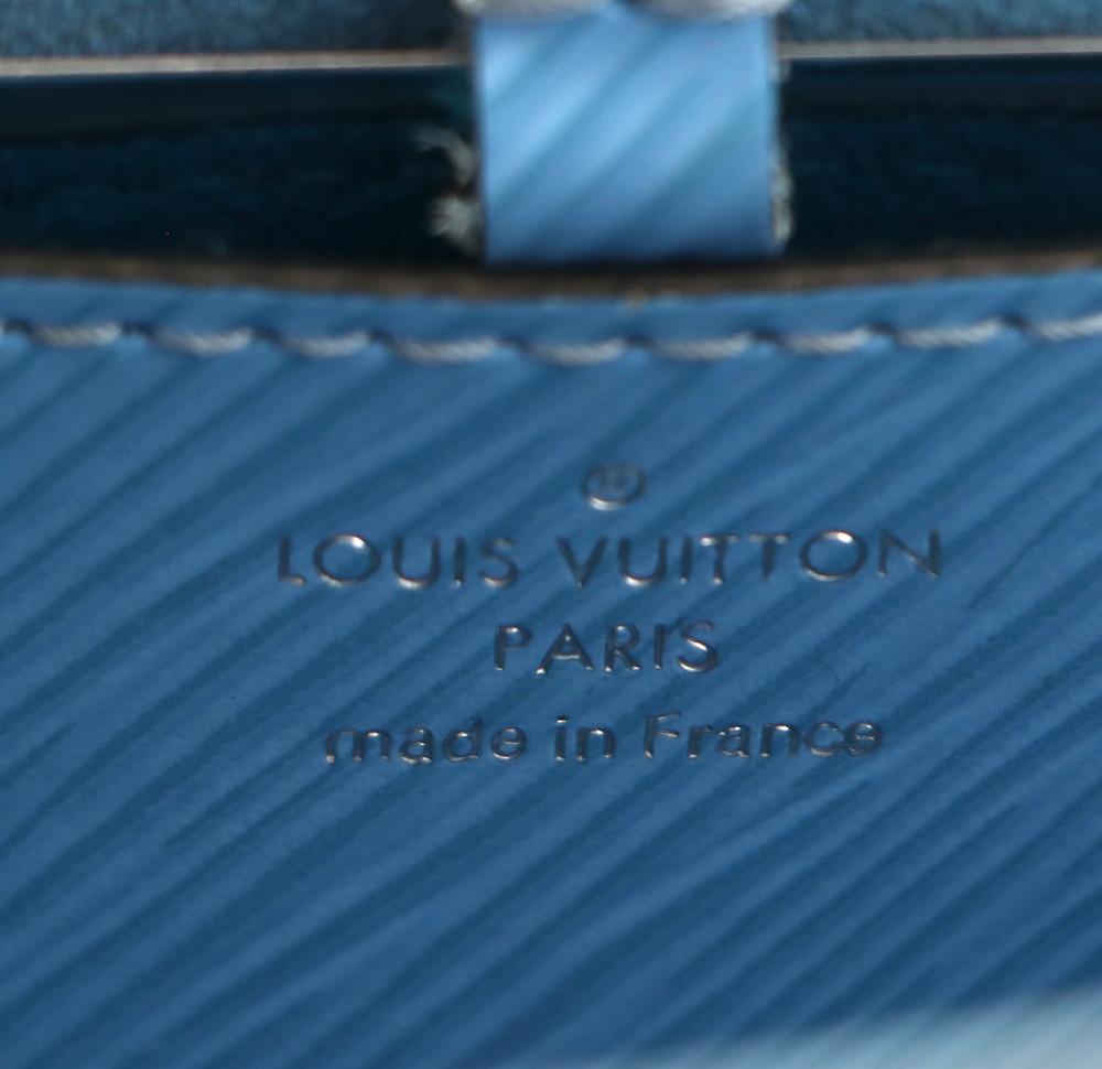 Louis Vuitton Light Blue Embellished Epi Leather MM Twist Handbag | EBTH