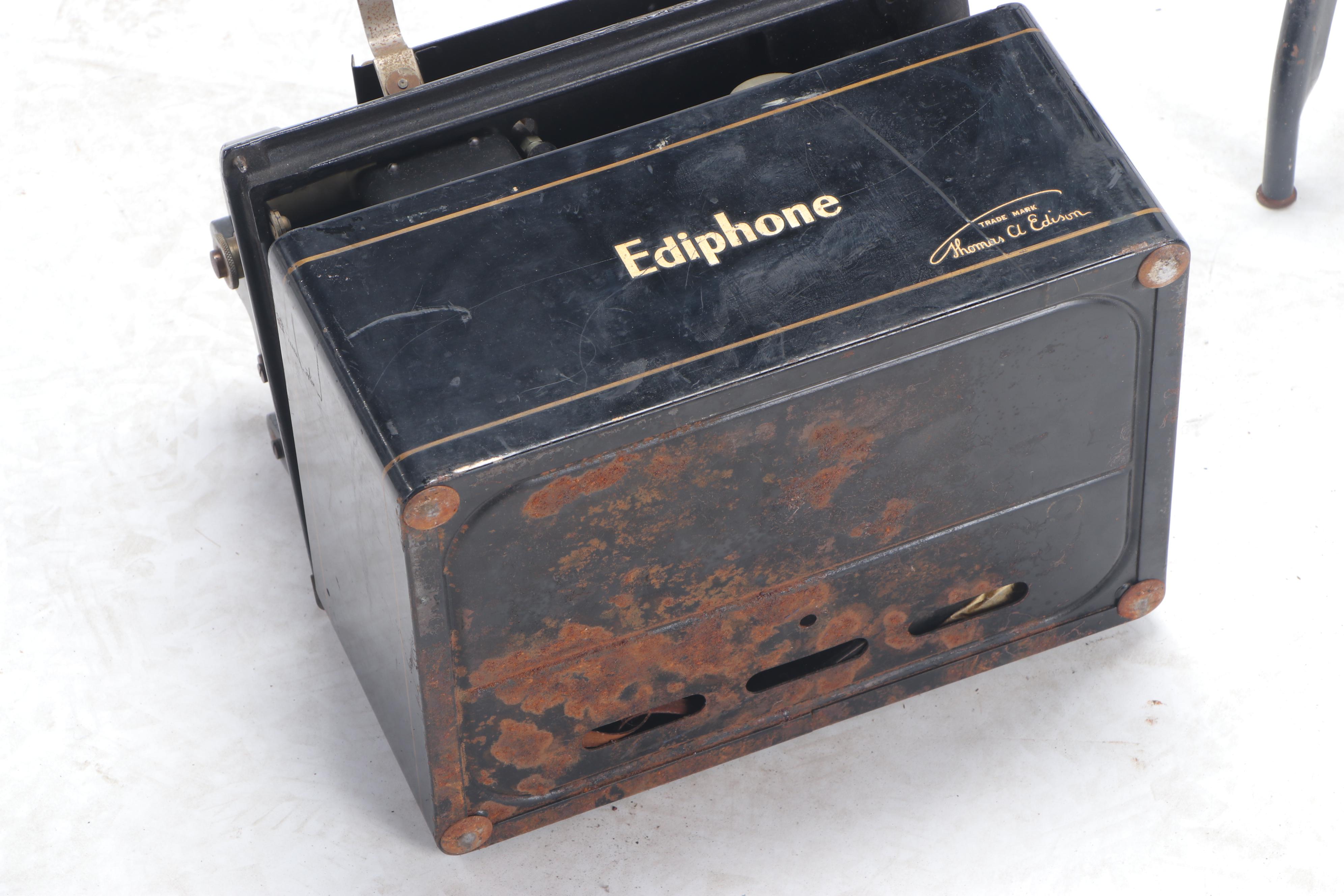 Thomas A. Edison Ediphone Dictation Machine, Early 20th Century | EBTH
