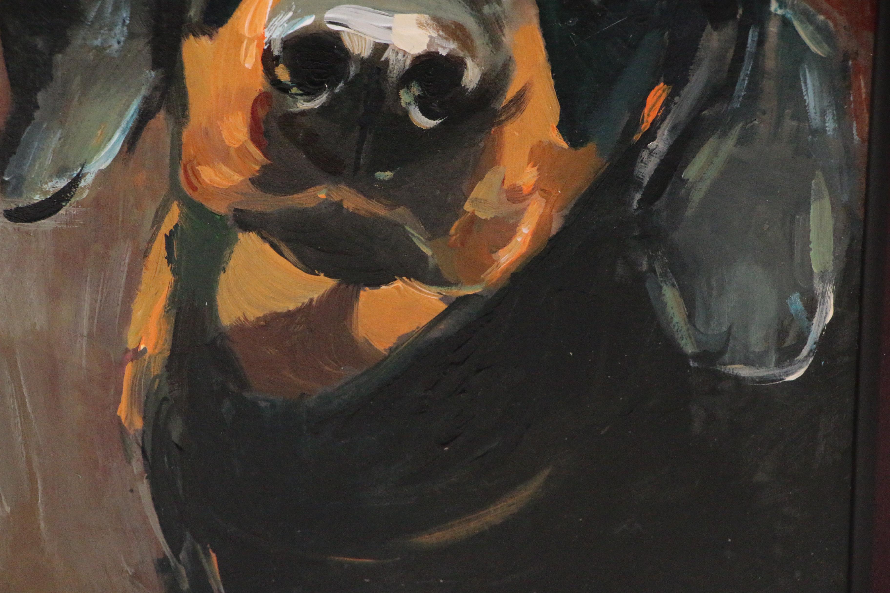 Adam Deda Oil Painting "Dachshund" | EBTH