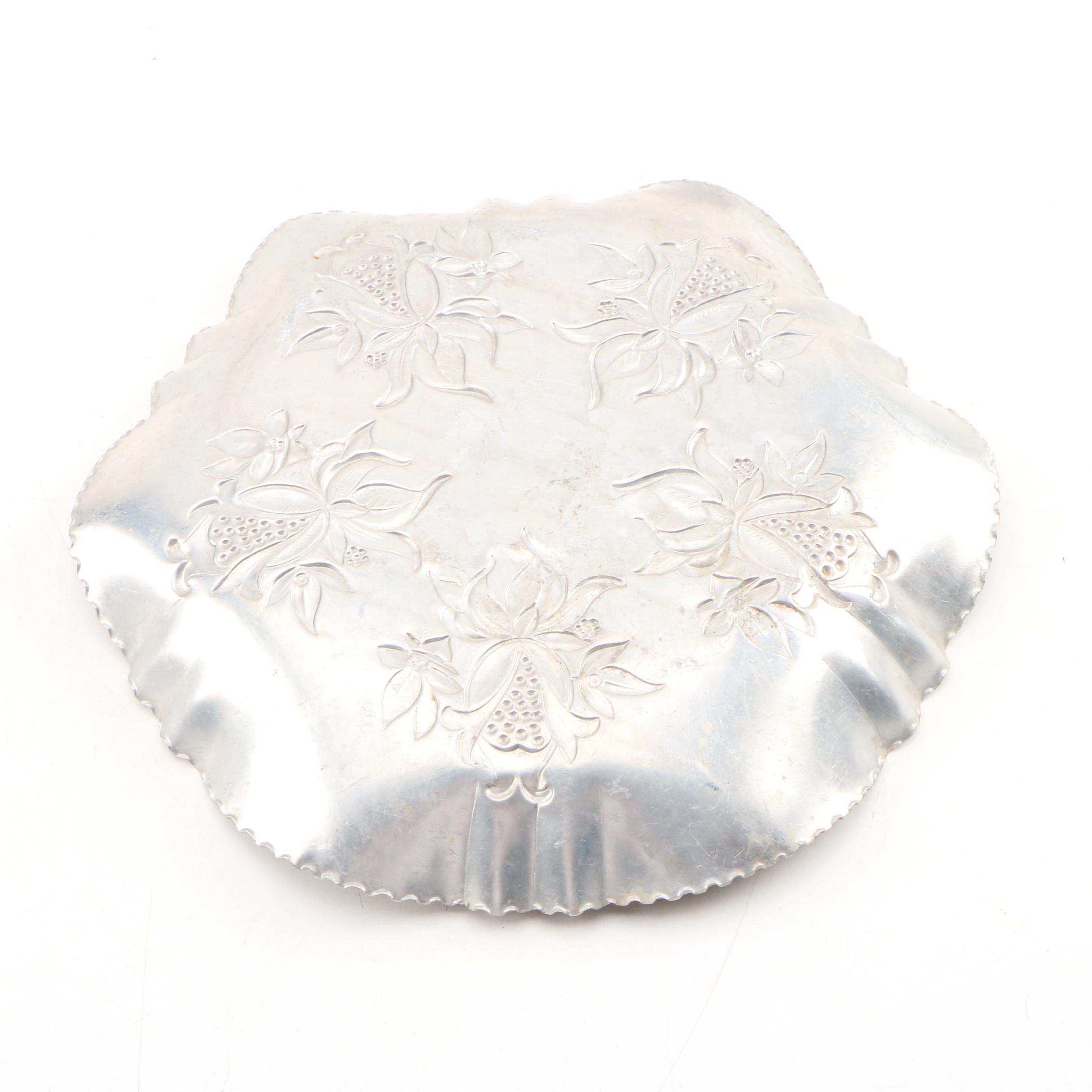 Everlast Hand Forged Aluminum Coaster Set and Aluminum Dish | EBTH