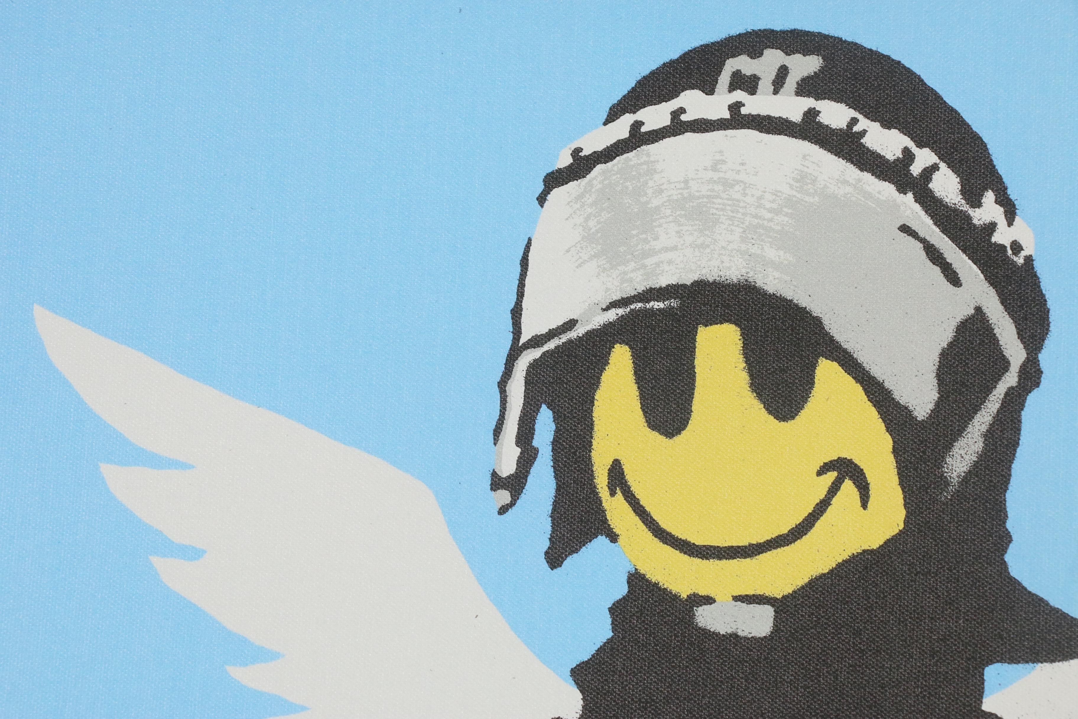 Giclée Print after Banksy "Smiley Police Trooper" | EBTH