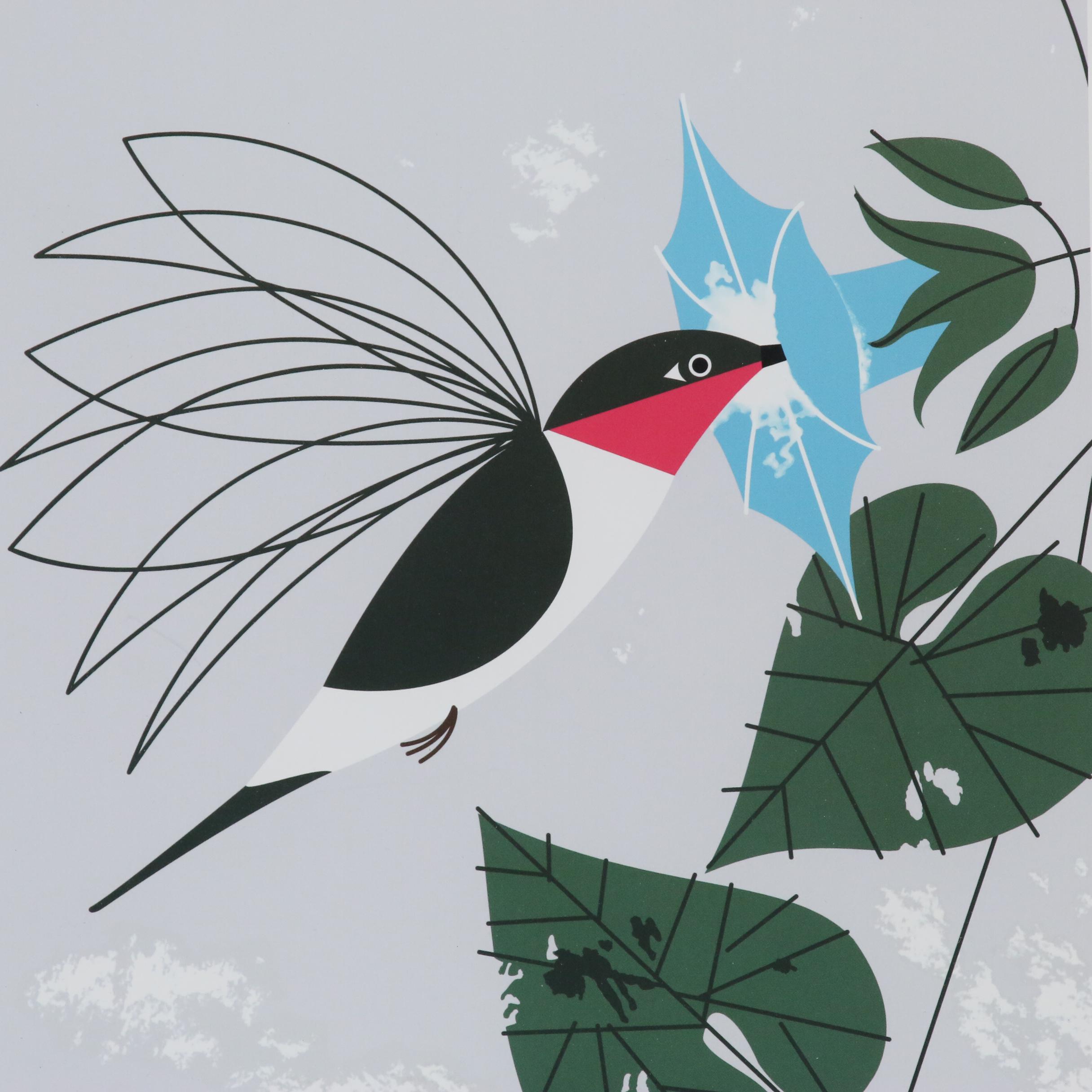 Offset Lithograph after Charley Harper "Little Sipper" | EBTH