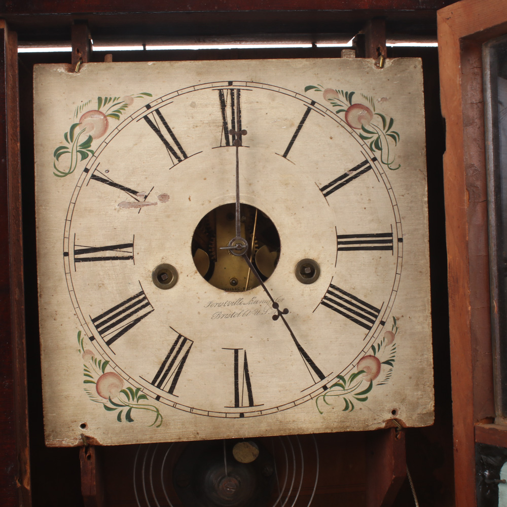 Forestville Mfg. Co. Eight Day Brass Wall Clock, Mid-19th Century | EBTH