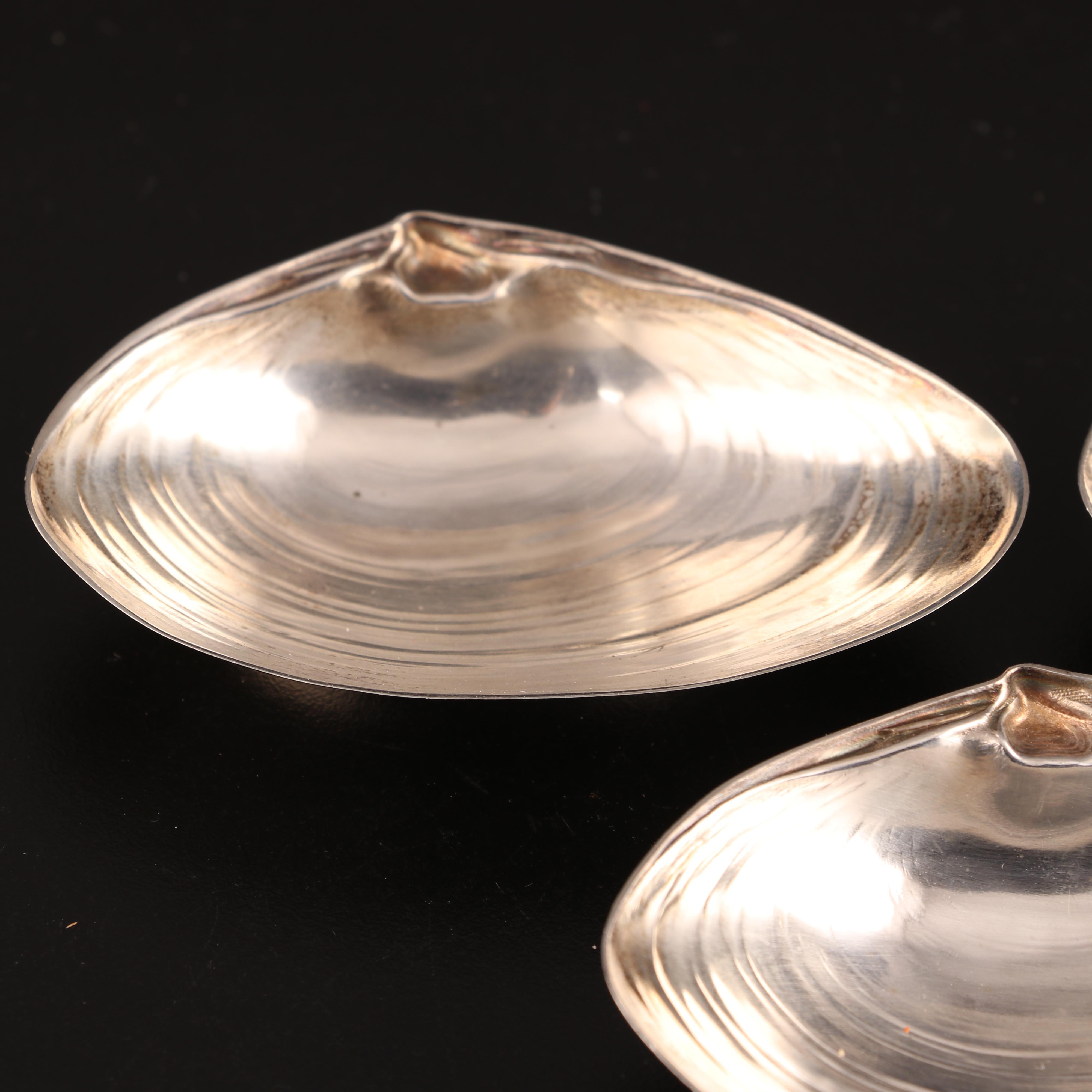 Wallace Shell-Form Sterling Silver Nut Bowls, Mid-20th Century | EBTH