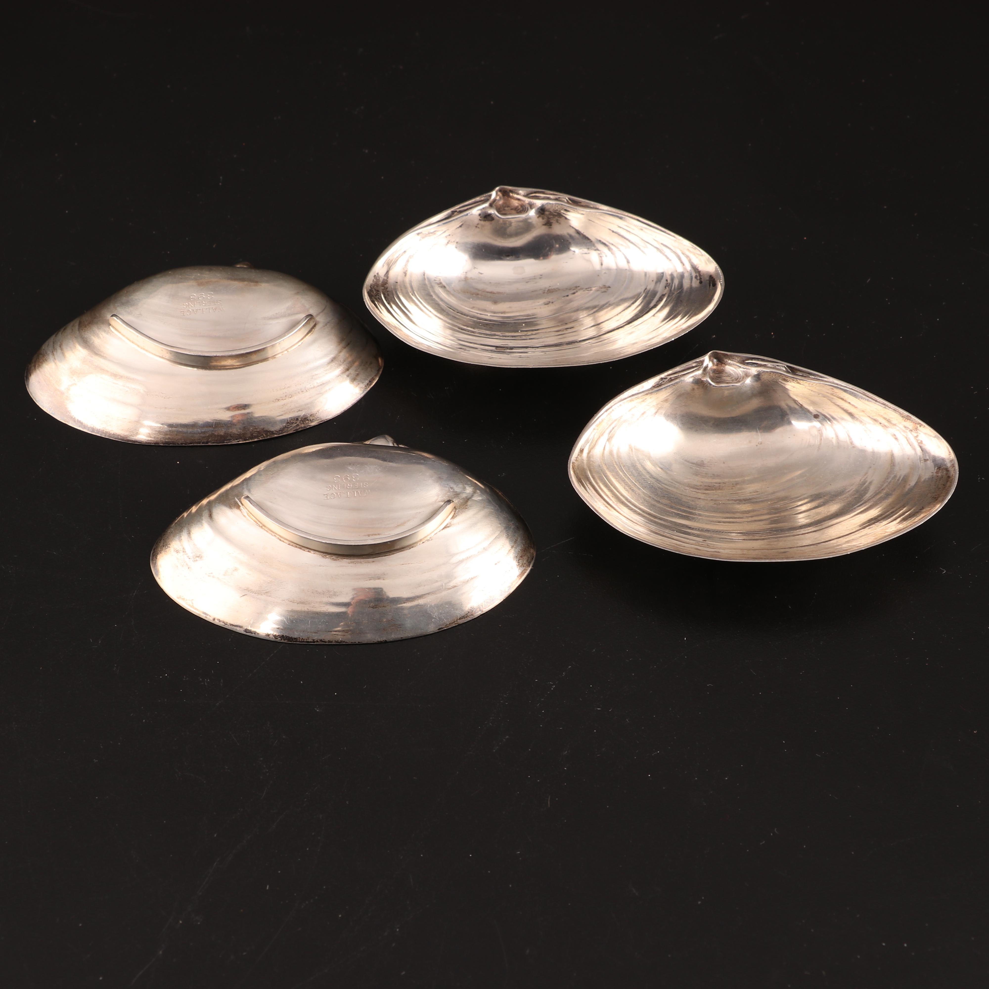 Wallace Shell-Form Sterling Silver Nut Bowls, Mid-20th Century | EBTH