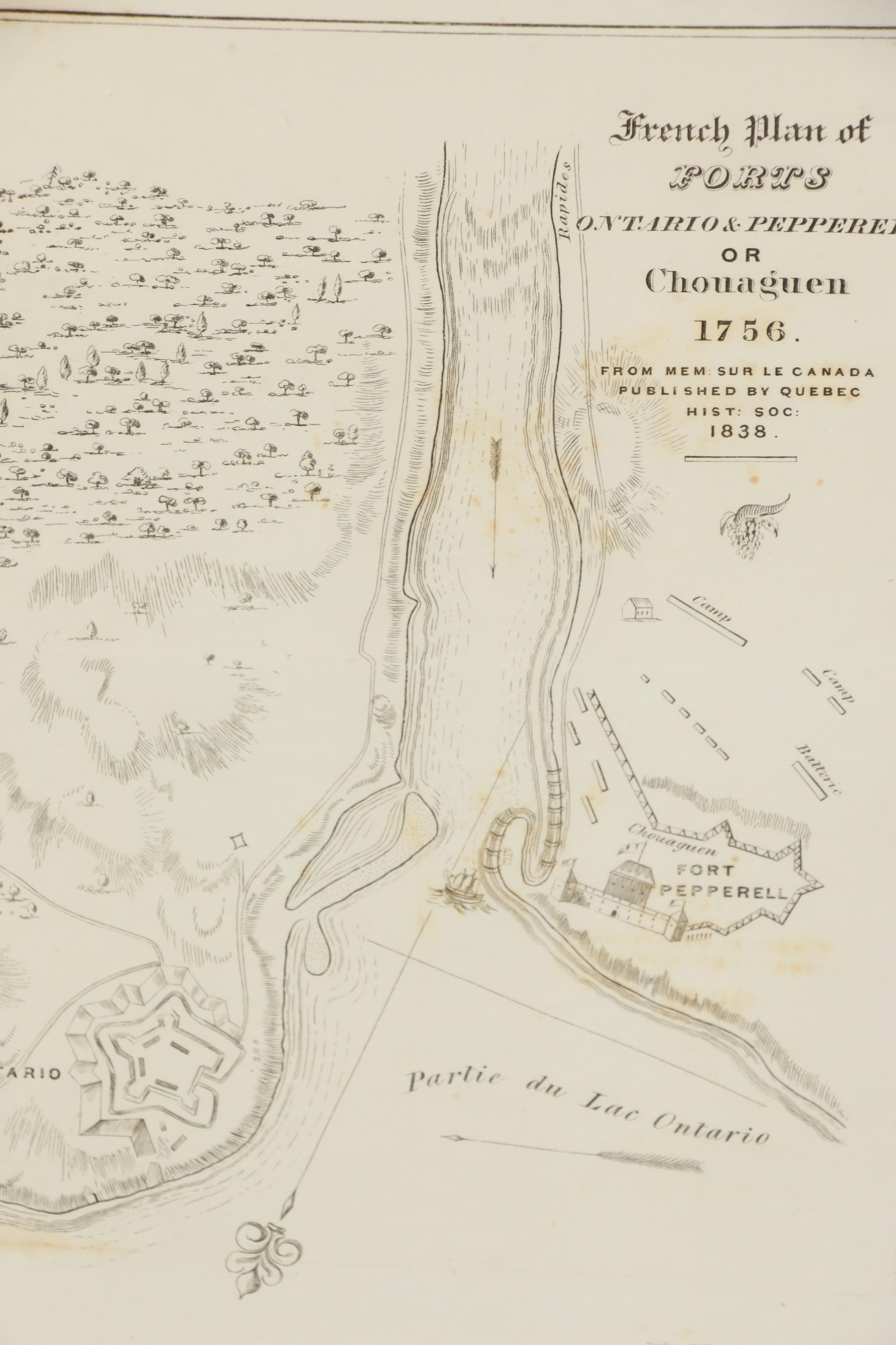 After John Mitchell "Map of the Original Thirteen Colonies" with Other ...