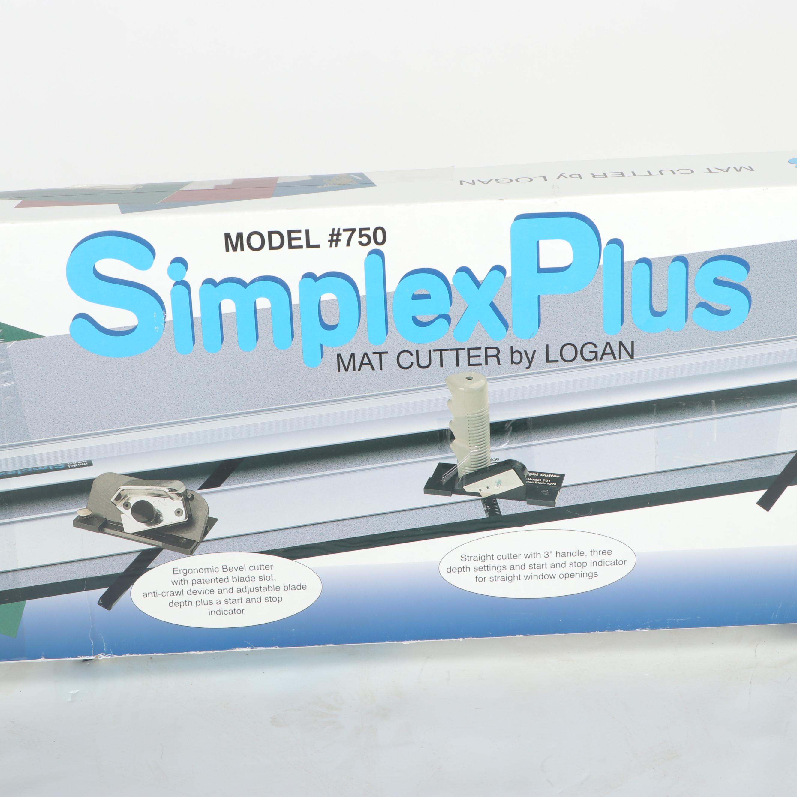 Logan Simplex Plus Model 750 Mat Cutter in Original Box | EBTH
