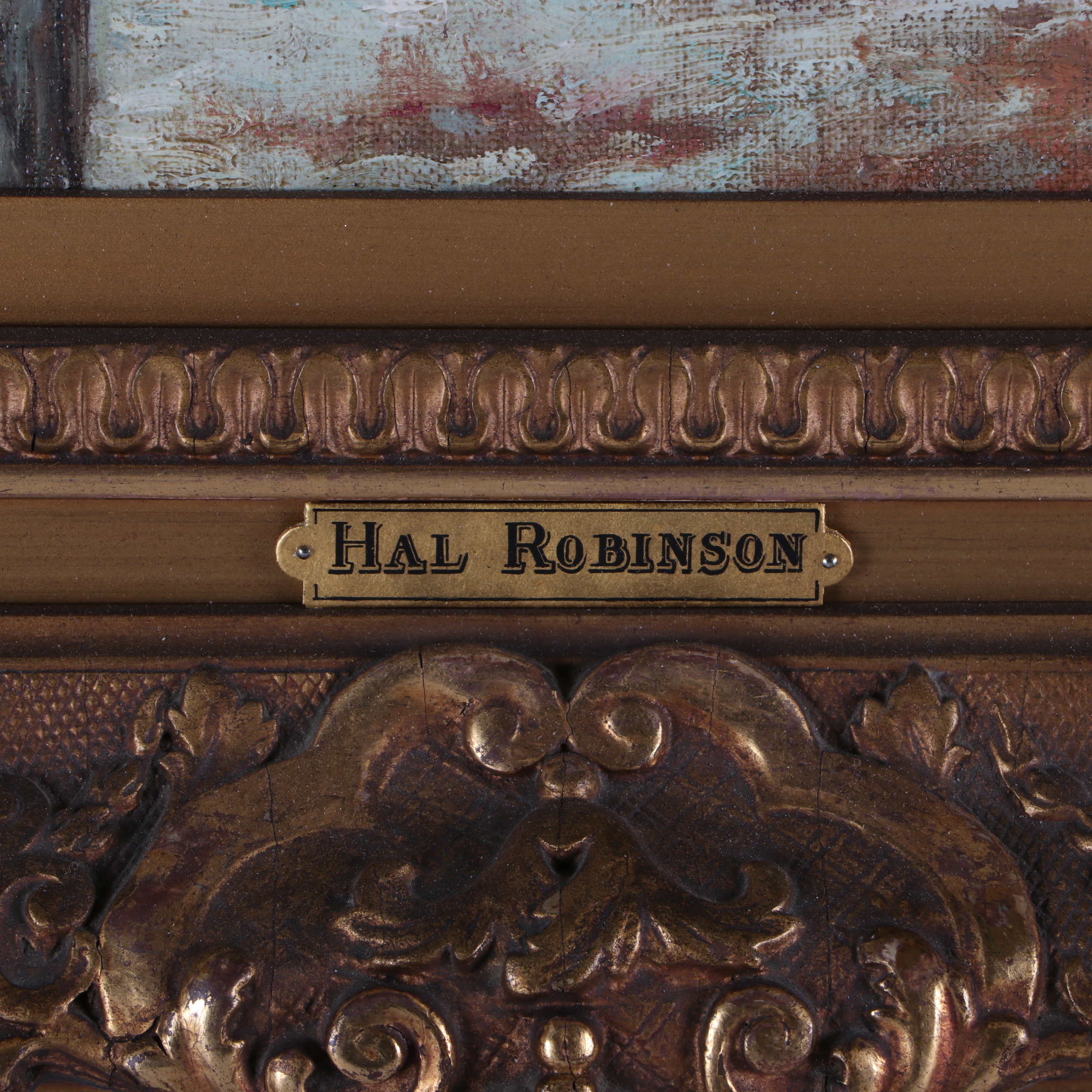 Hal Robinson Landscape Oil Painting "Winter Hillside" | EBTH