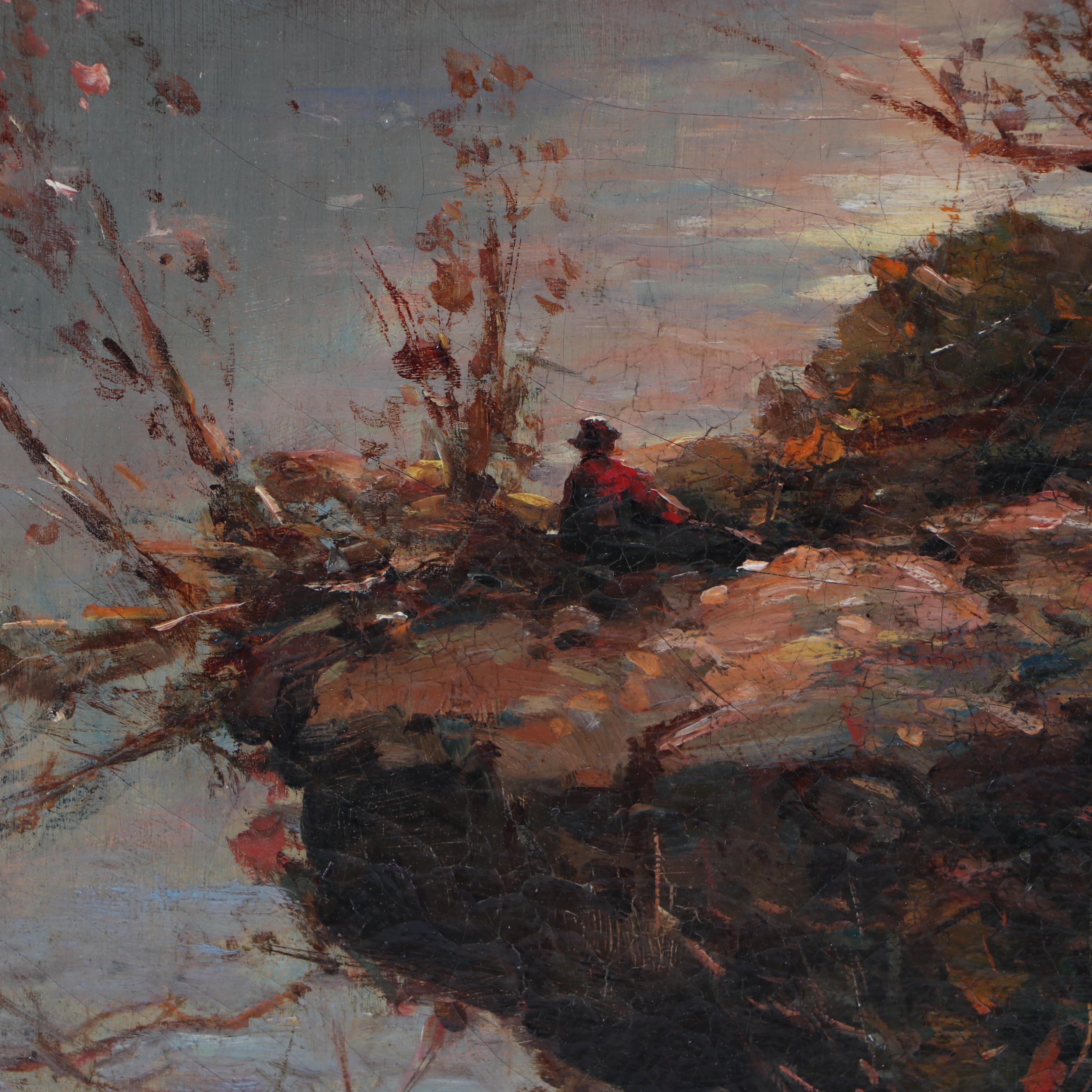 Andrew Melrose Landscape Oil Painting "Mountain Retreat" | EBTH