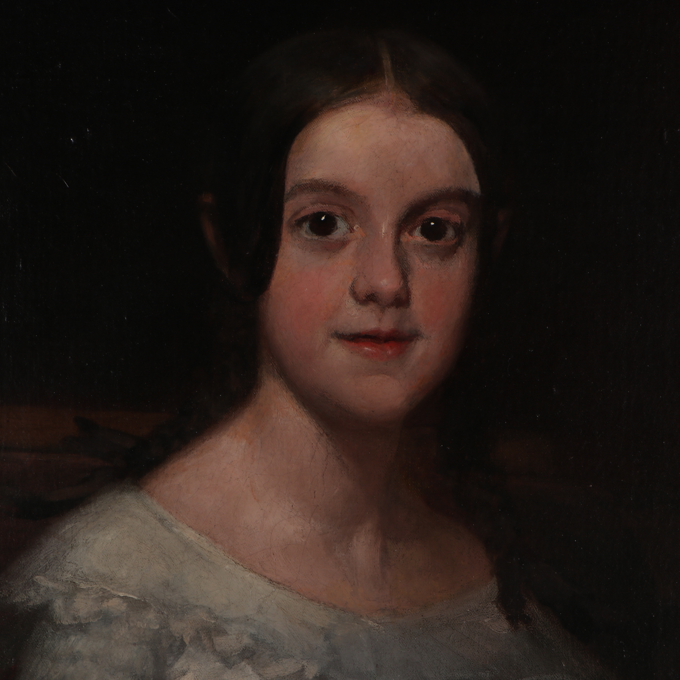 Portrait Oil Painting of Sarah Ann Haven, Mid 19th Century | EBTH