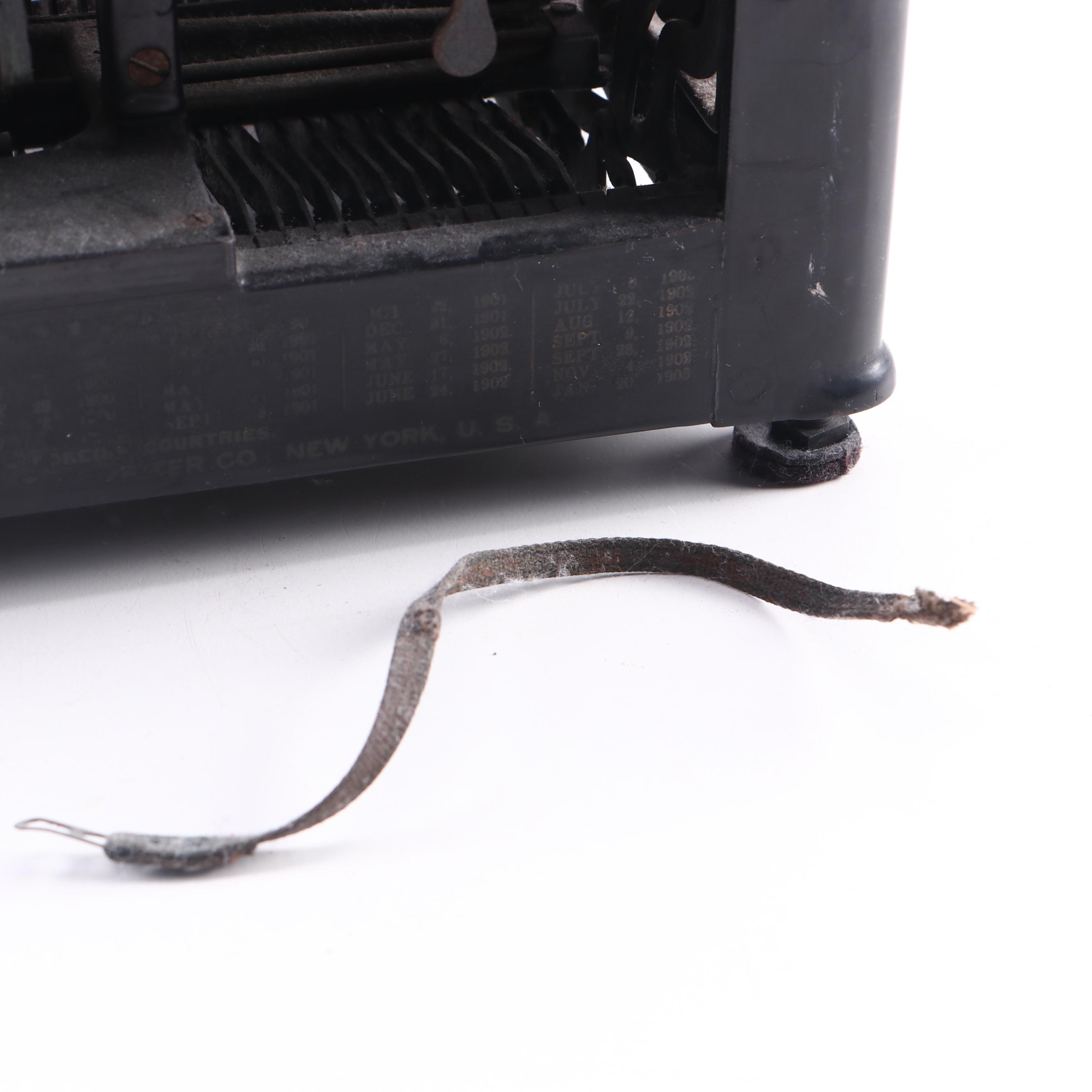 Underwood Cast Iron Typewriter, Early 20th-Century | EBTH