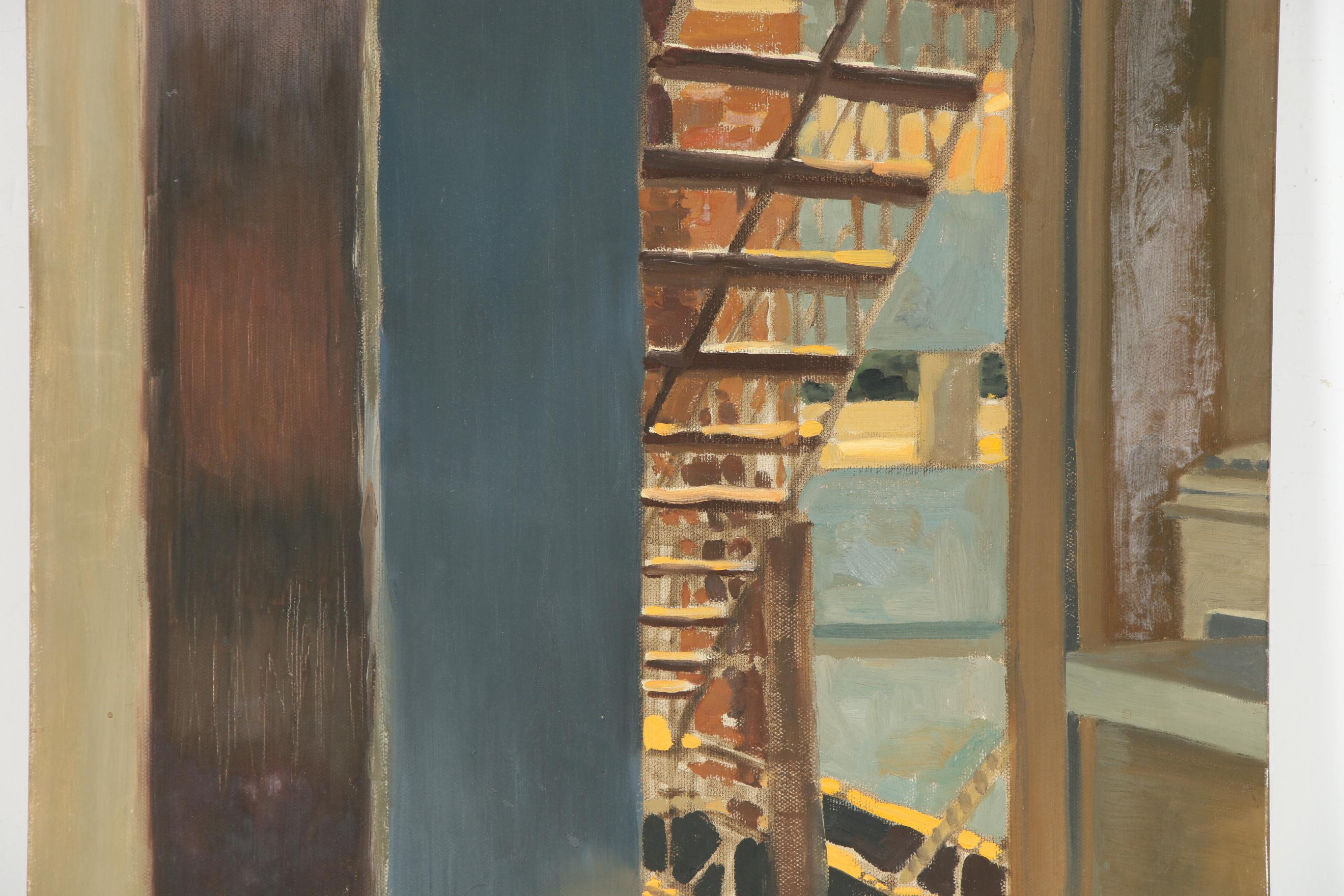 Jeremy Jarvis Interior Scene Acrylic Painting | EBTH