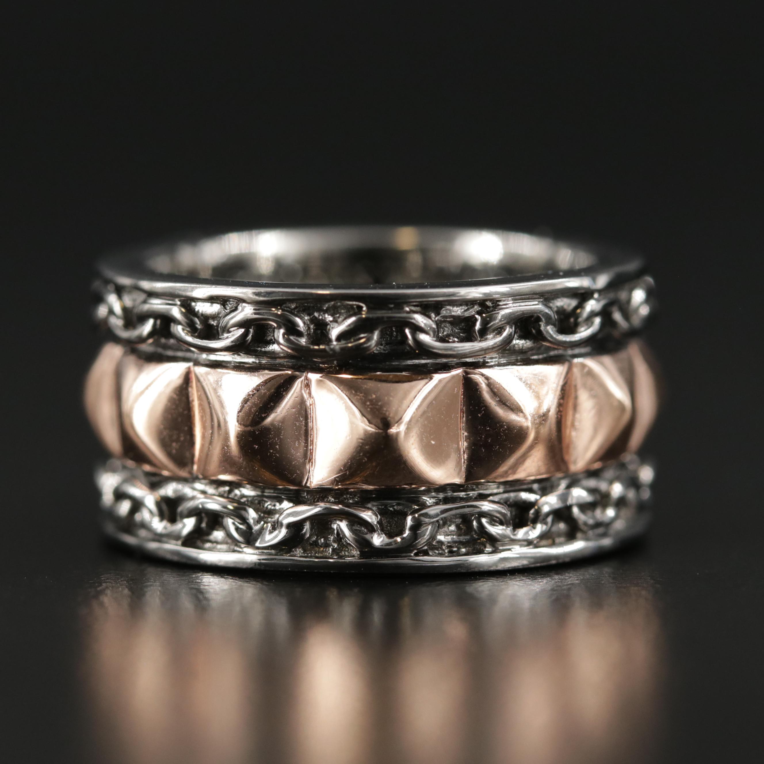 Stephen Webster Sterling Silver Chain Motif Superstud Band | EBTH