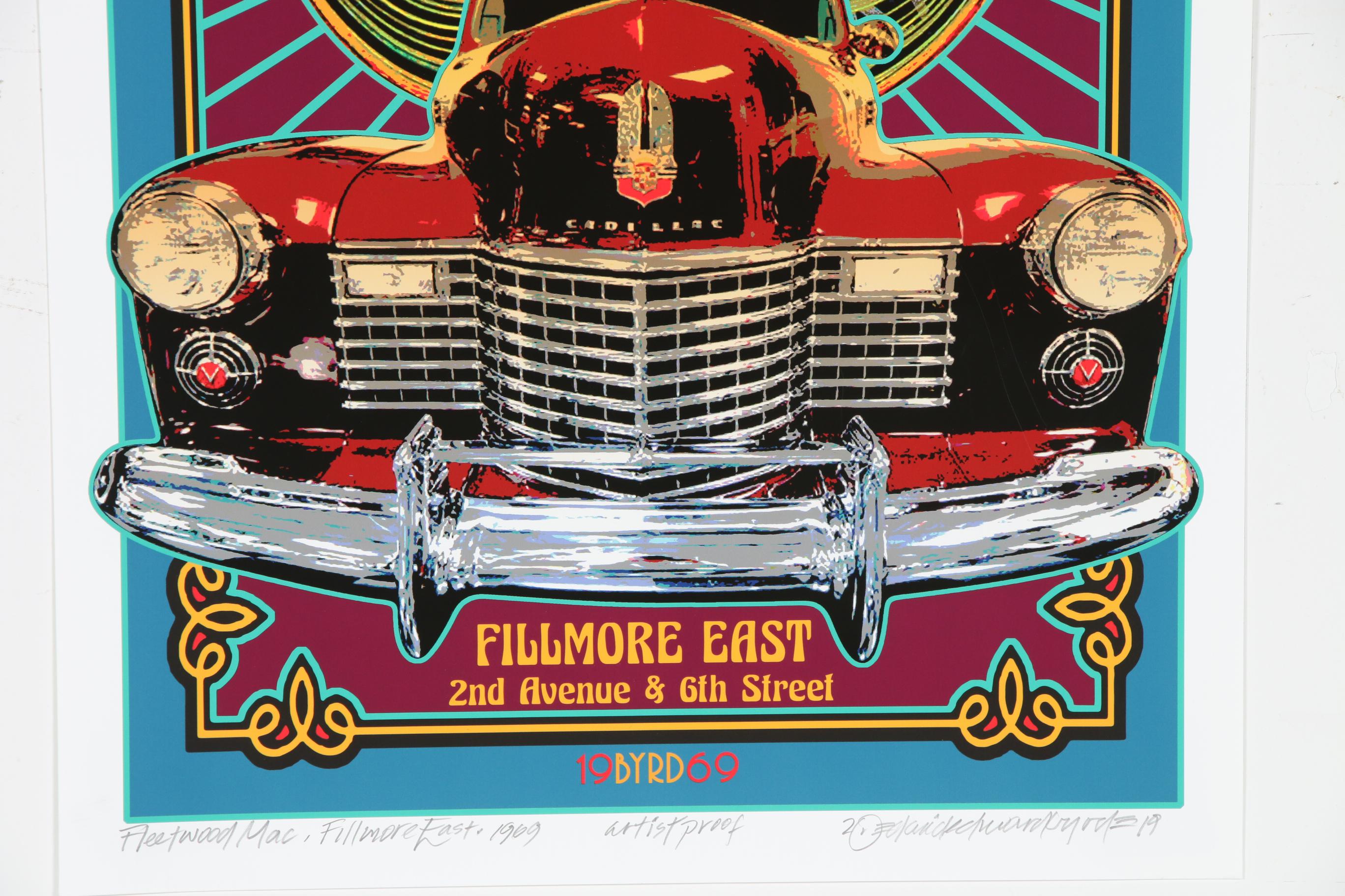 David Edward Byrd Giclée "Fleetwood Mac at the Fillmore East 1969" | EBTH
