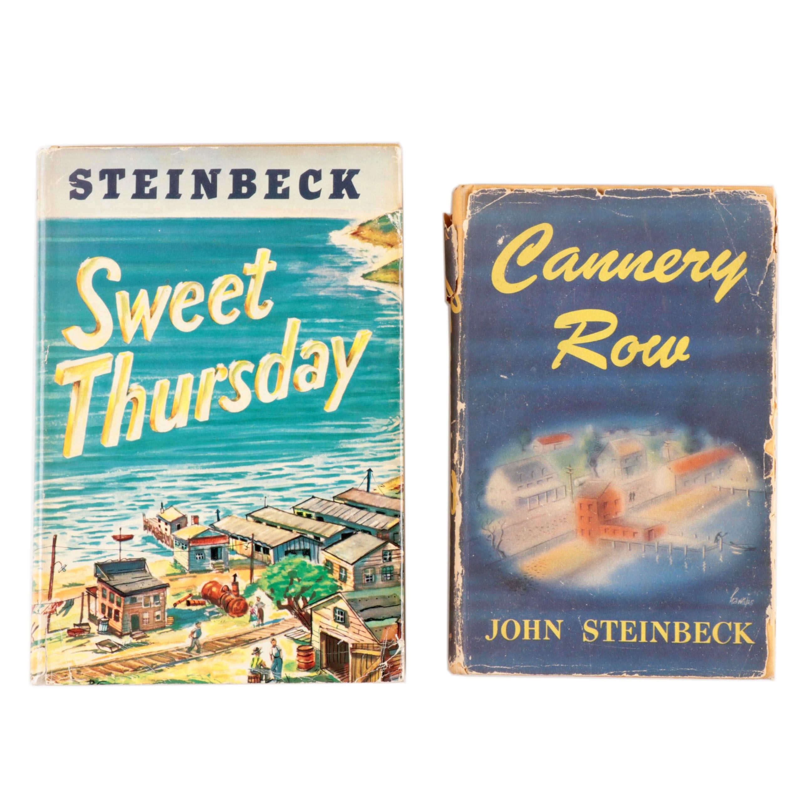First Edition "Sweet Thursday" and "Cannery Row" by John Steinbeck | EBTH