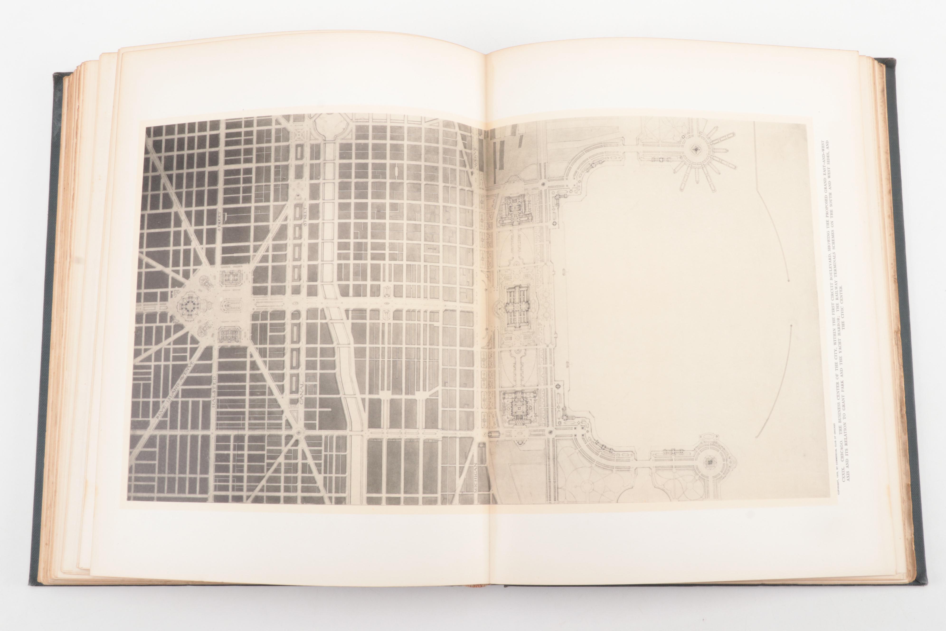 Limited Edition Folio "Plan of Chicago" by Burnham and Bennett, 1909 | EBTH