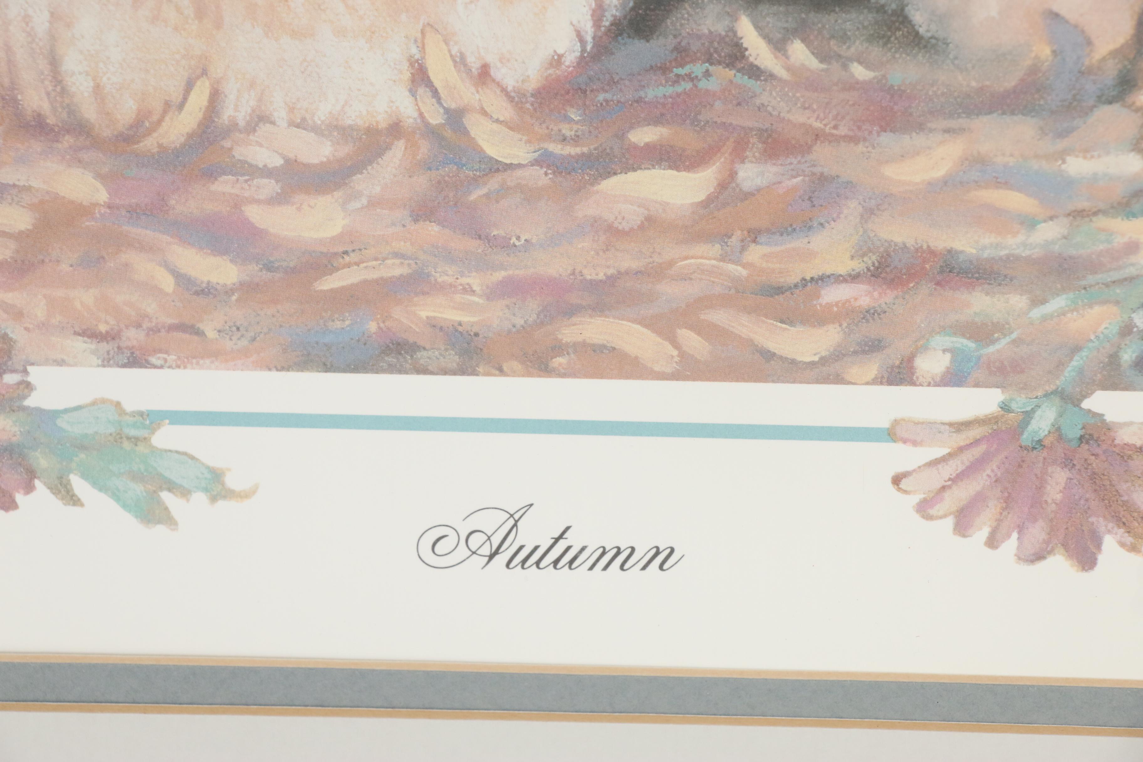 Offset Lithograph After Marilyn Johnson "Autumn" | EBTH