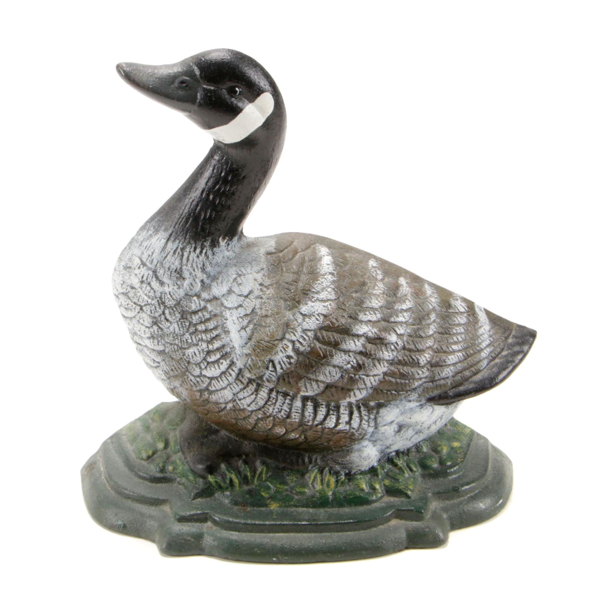 Cast Iron Canadian Goose Doorstop | EBTH