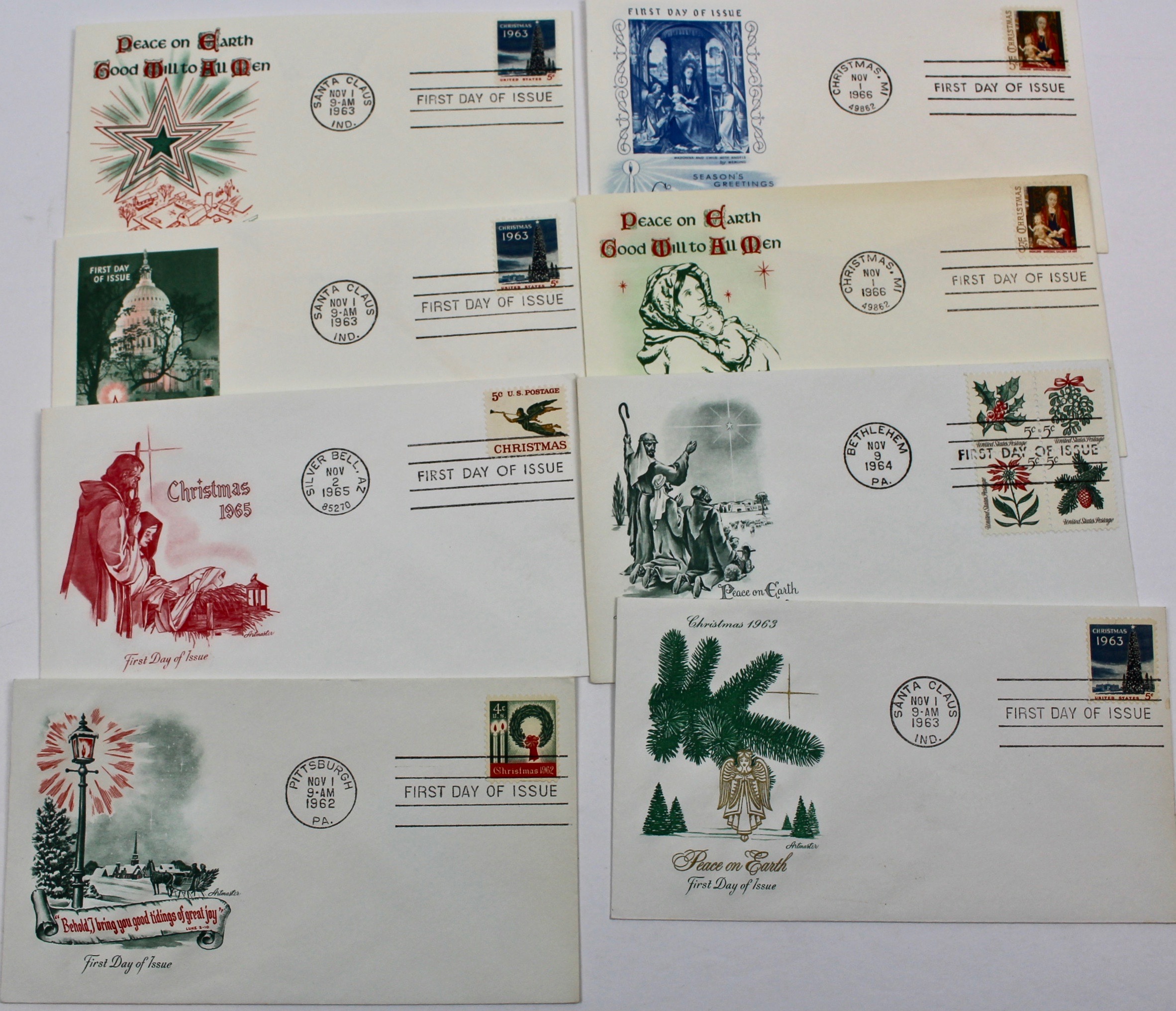 345 Vintage U.S. First Day Covers, All Unaddressed and with Cachets | EBTH