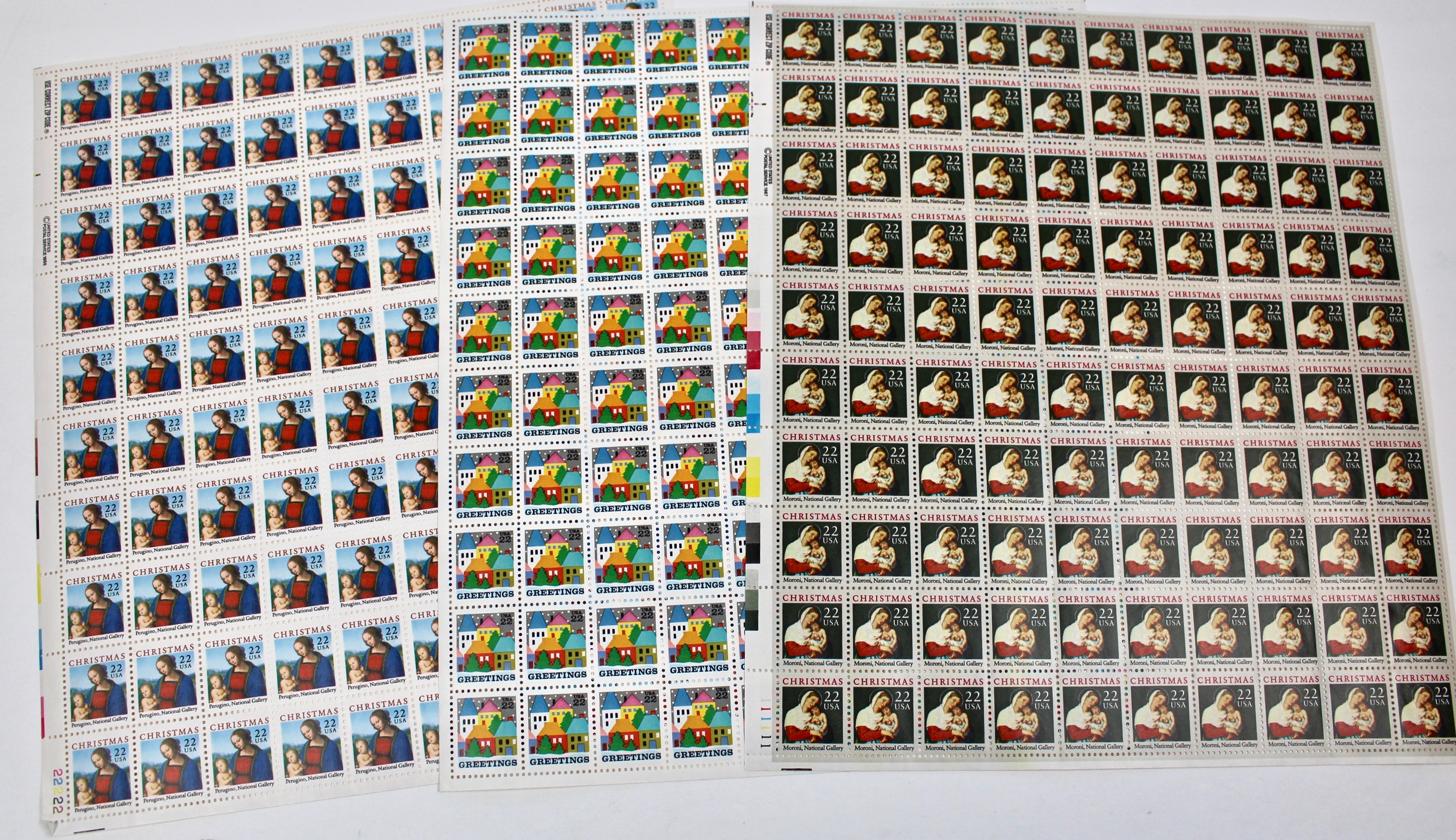 Group of USPS Postage Stamp Mint Sheets, Late 20th Century | EBTH