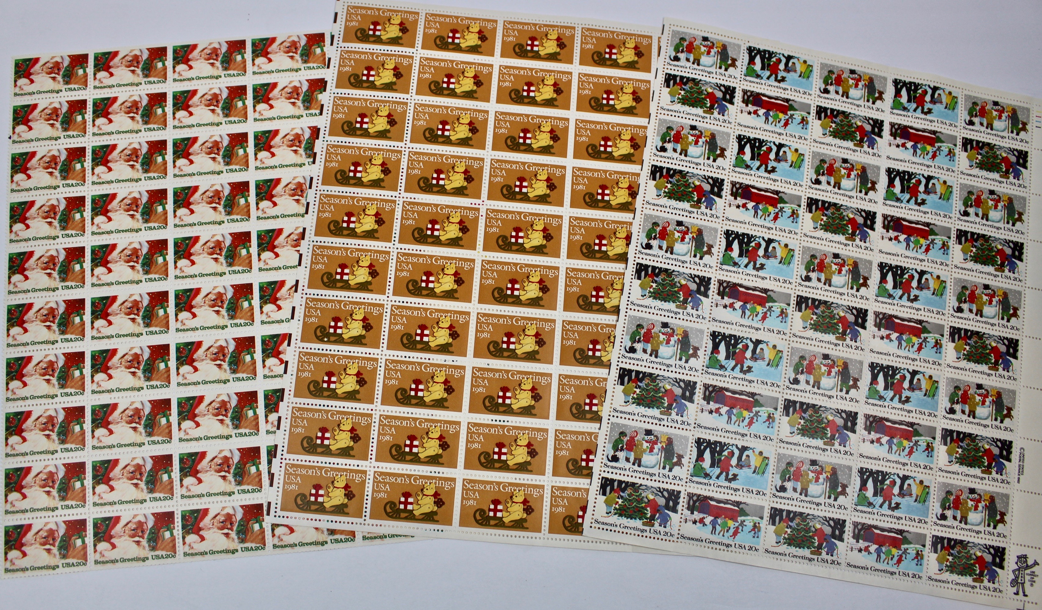 Group of USPS Postage Stamp Mint Sheets, Late 20th Century | EBTH