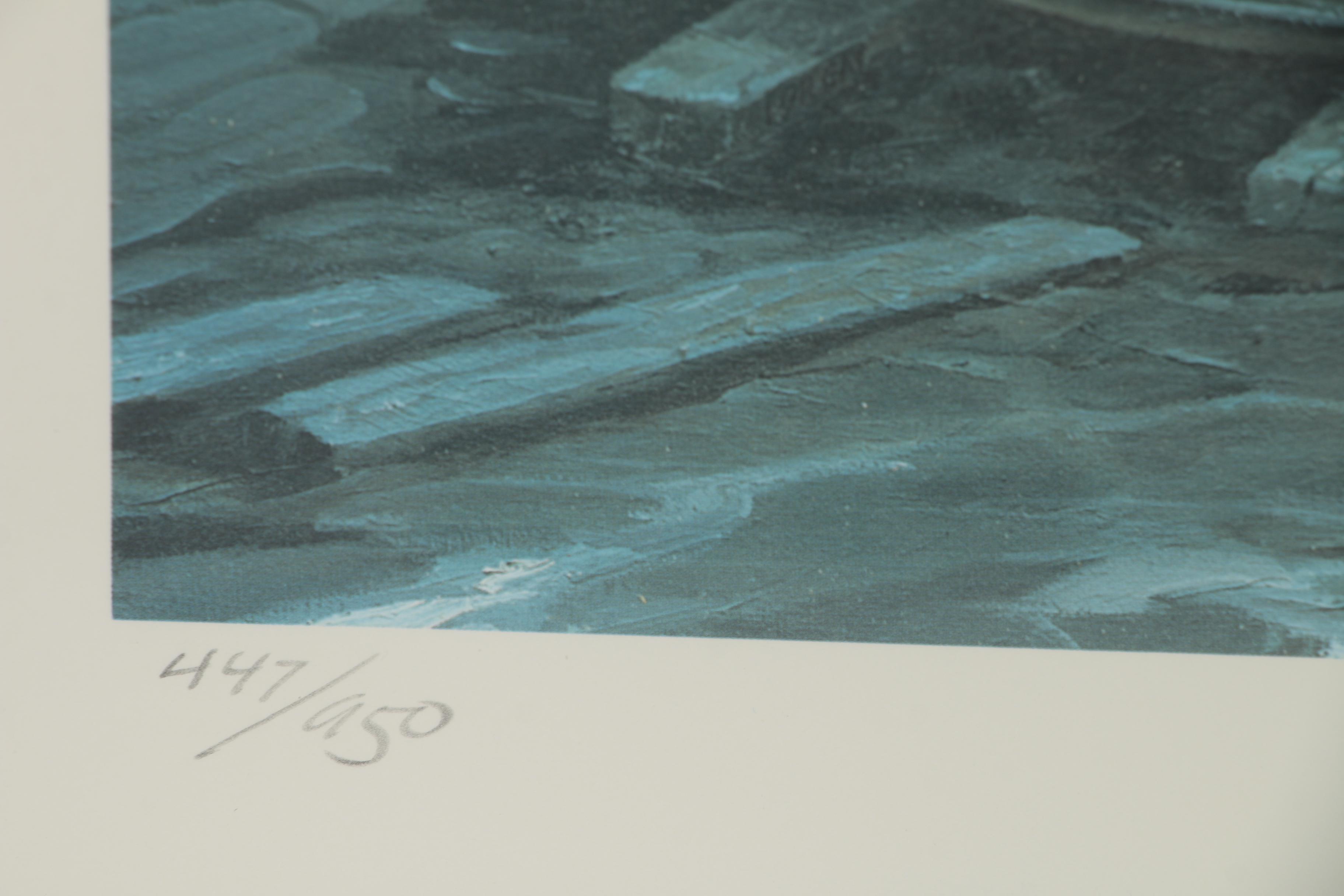 Michael Blaser Offset Lithograph "Moonlight Over Coney Island" | EBTH