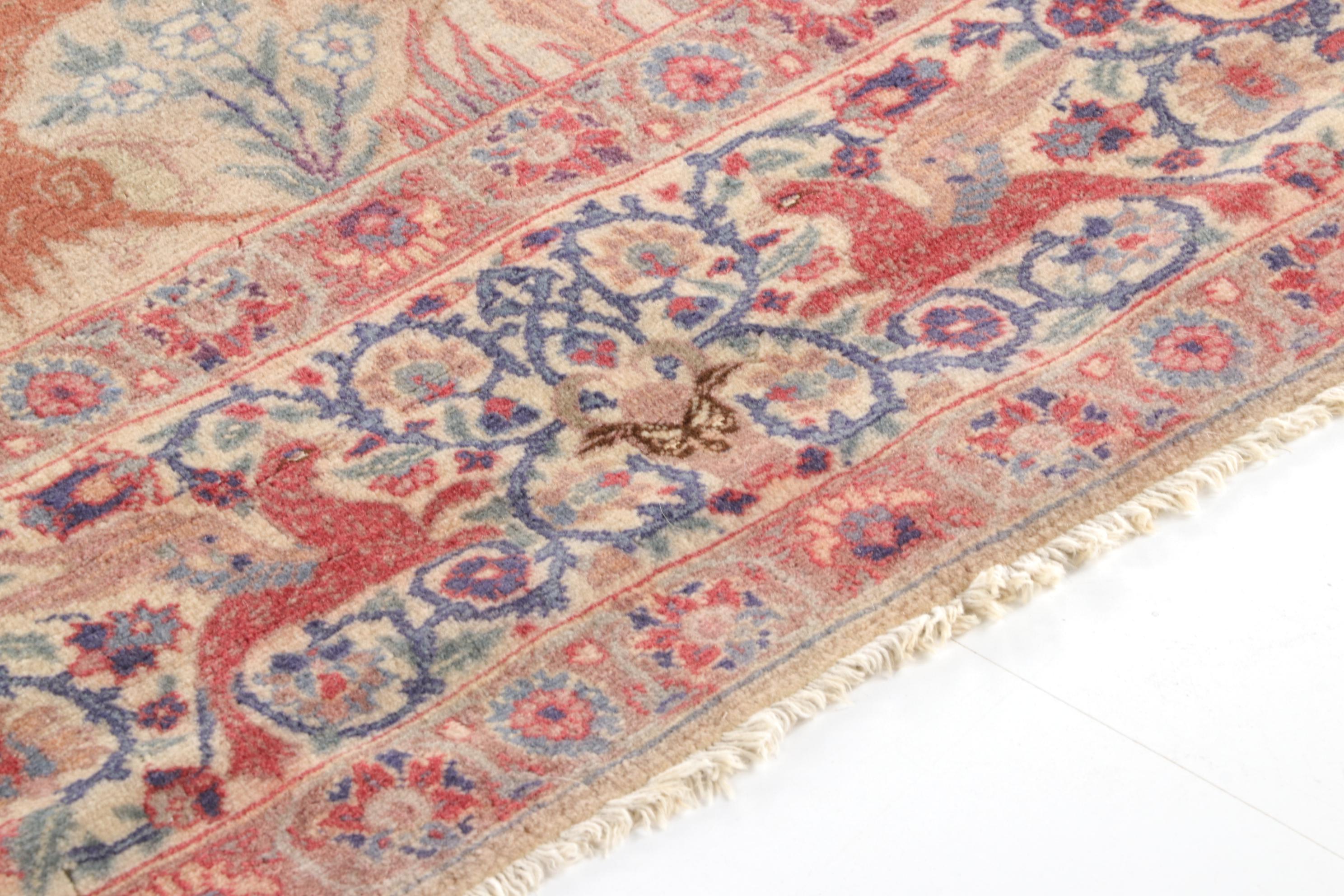 5'7 x 8'11 Hand-Knotted Persian Tabriz Pictorial Wool Rug | EBTH