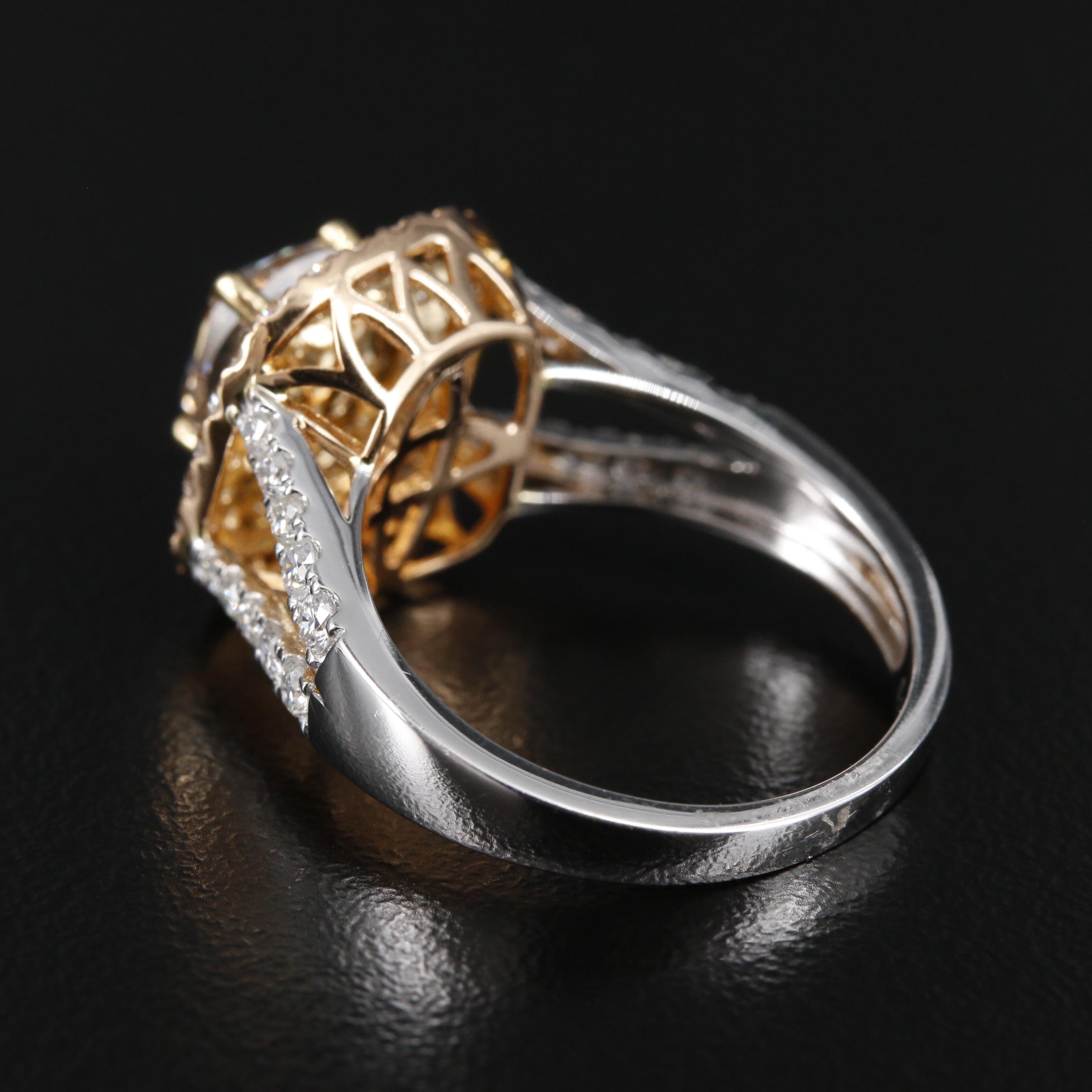 18K Yellow and White Gold 1.90 DWT Diamond Ring | EBTH