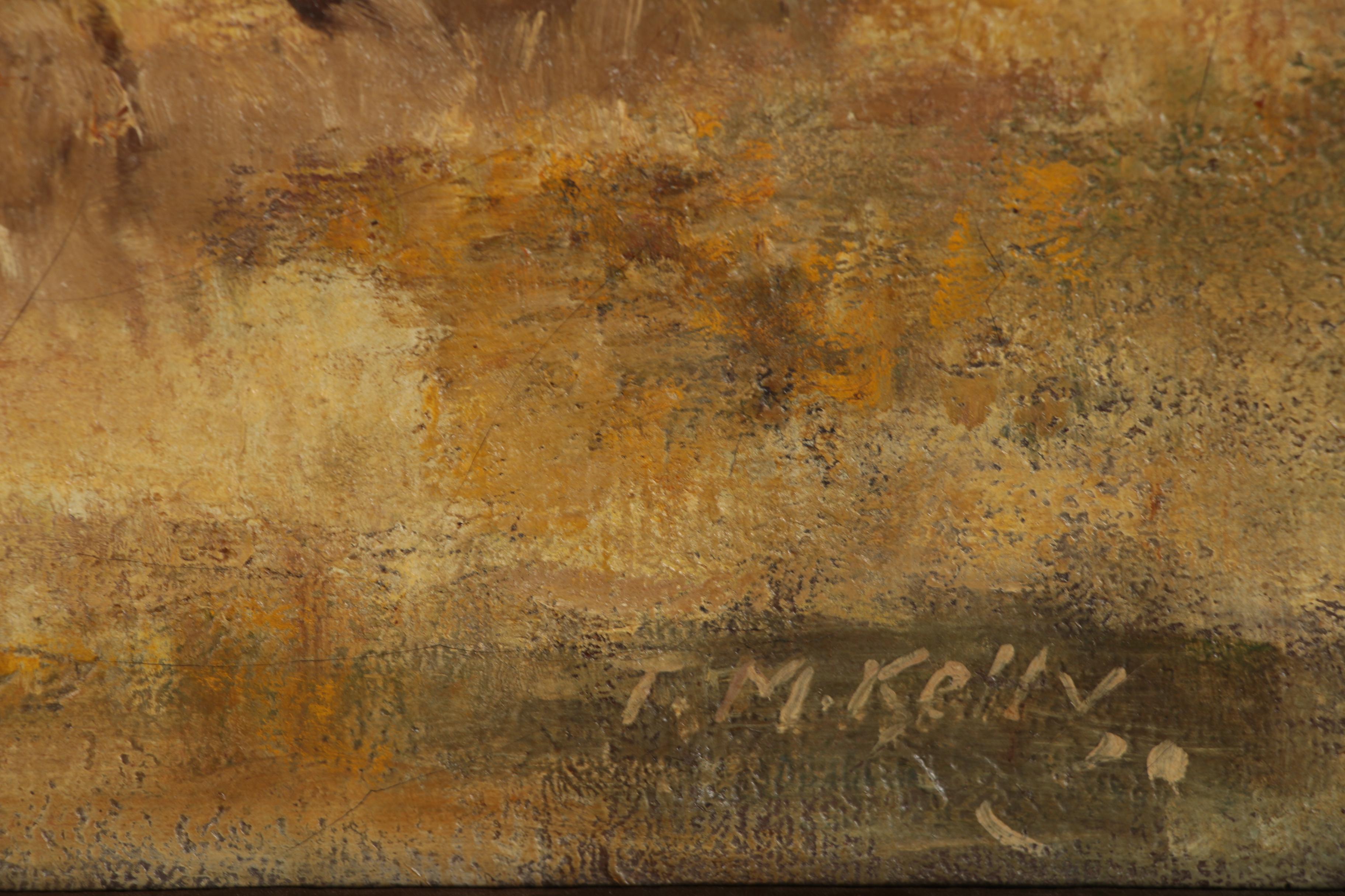Thomas Meikle Kelly Pastoral Landscape Oil Painting | EBTH