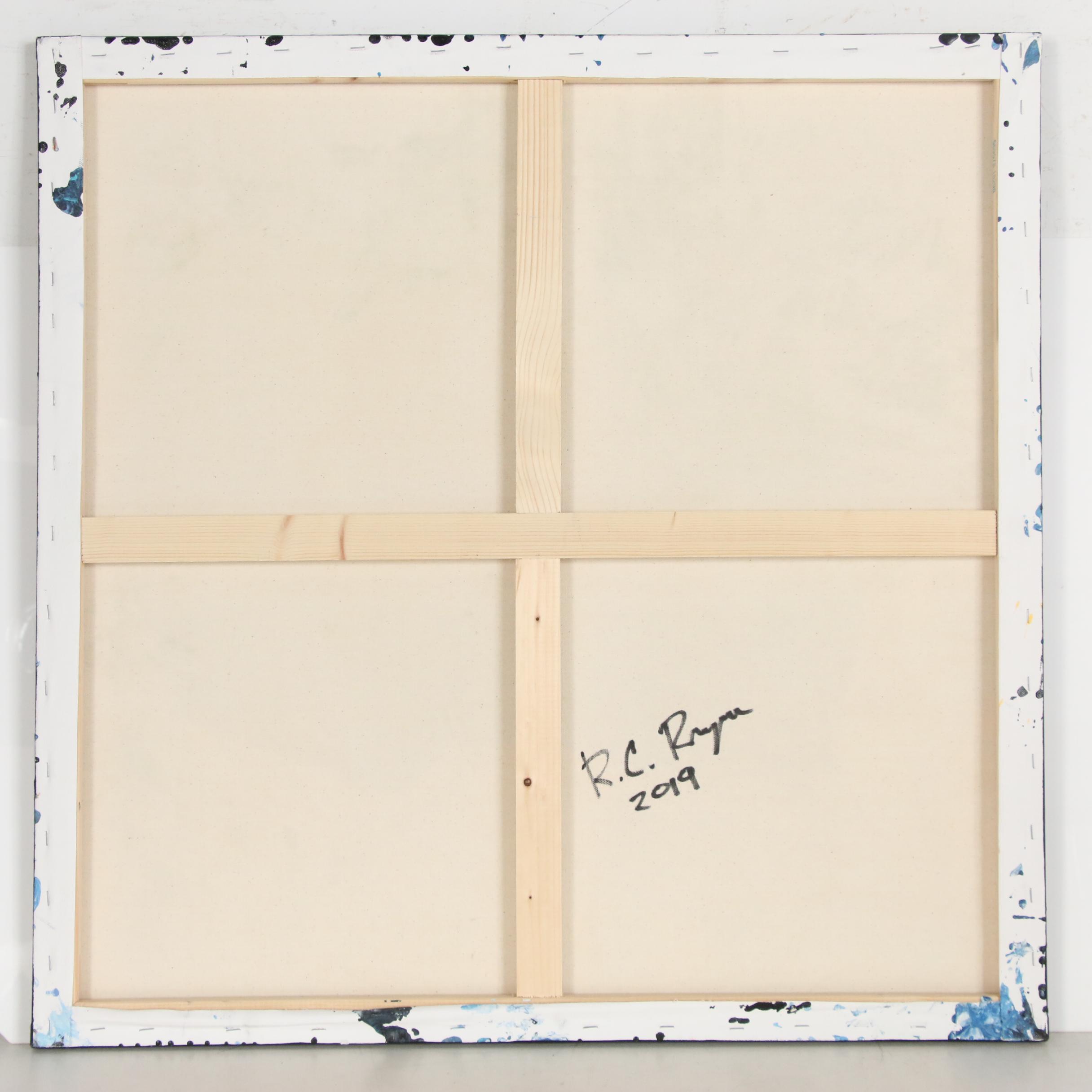 R.C. Raynor Graffiti Style Mixed Media Painting | EBTH