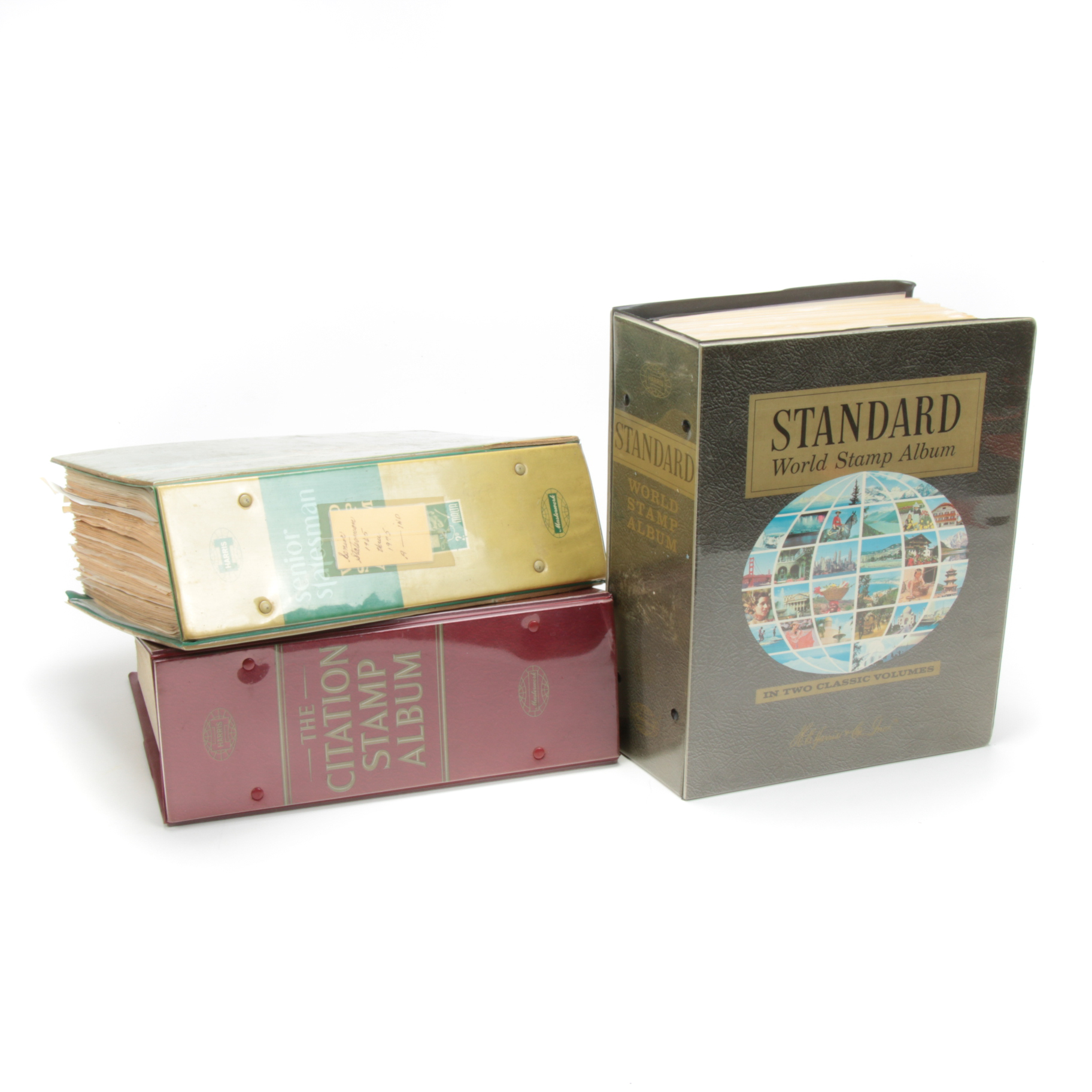 Standard World Stamp, Senior Statesman and Citation Stamp Albums | EBTH