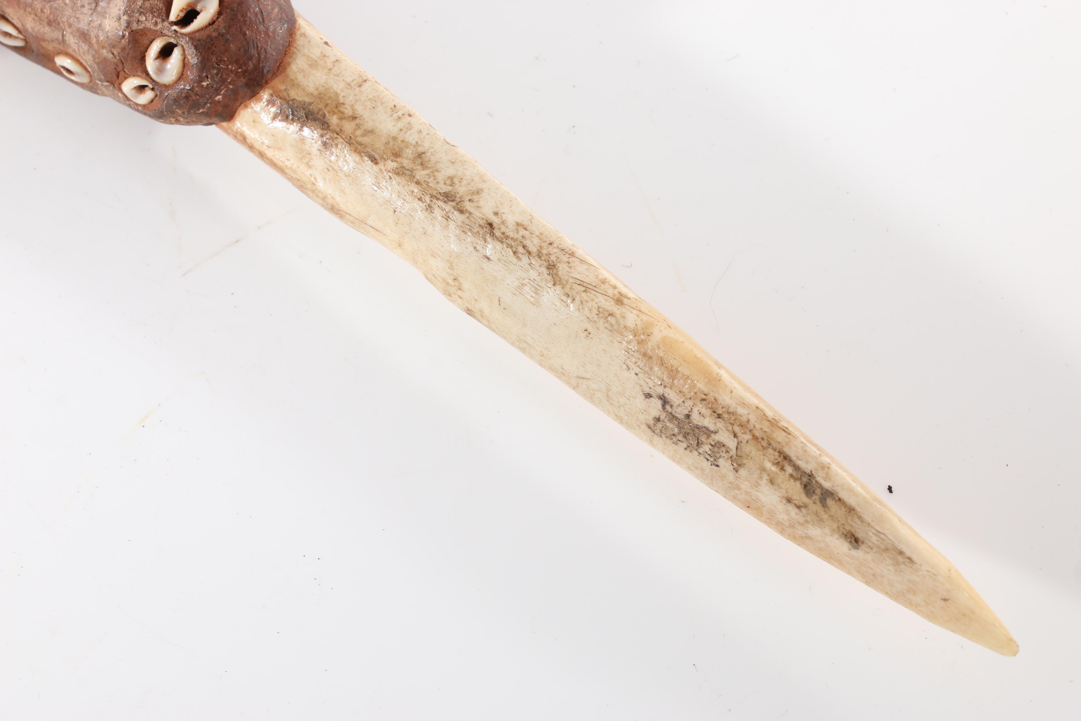 Tambanum Middle Sepik River "Pisuwe" Cassowary Bone Dagger | EBTH