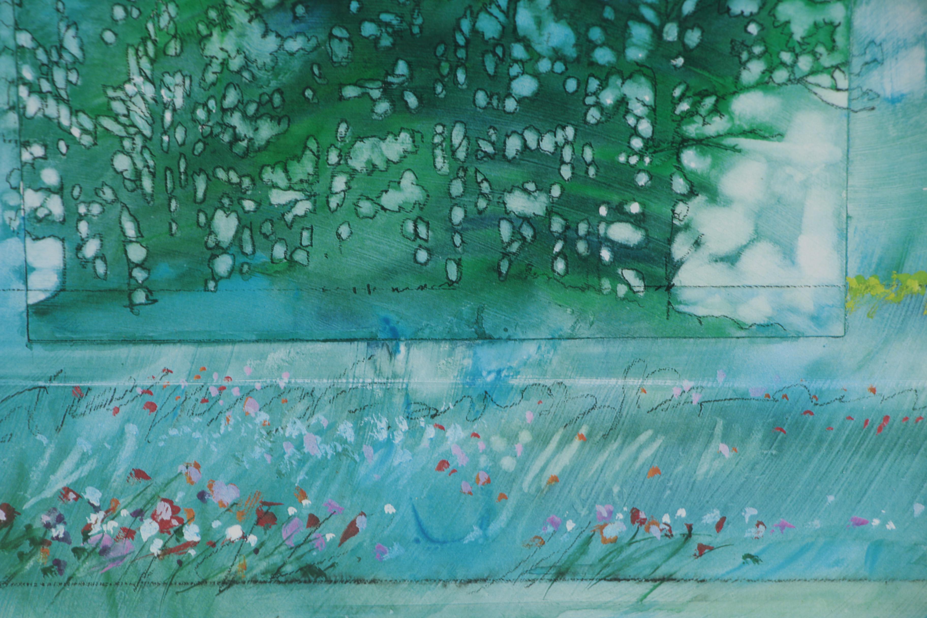 Paul Melia Offset Lithograph "Meadow I", 1997 | EBTH
