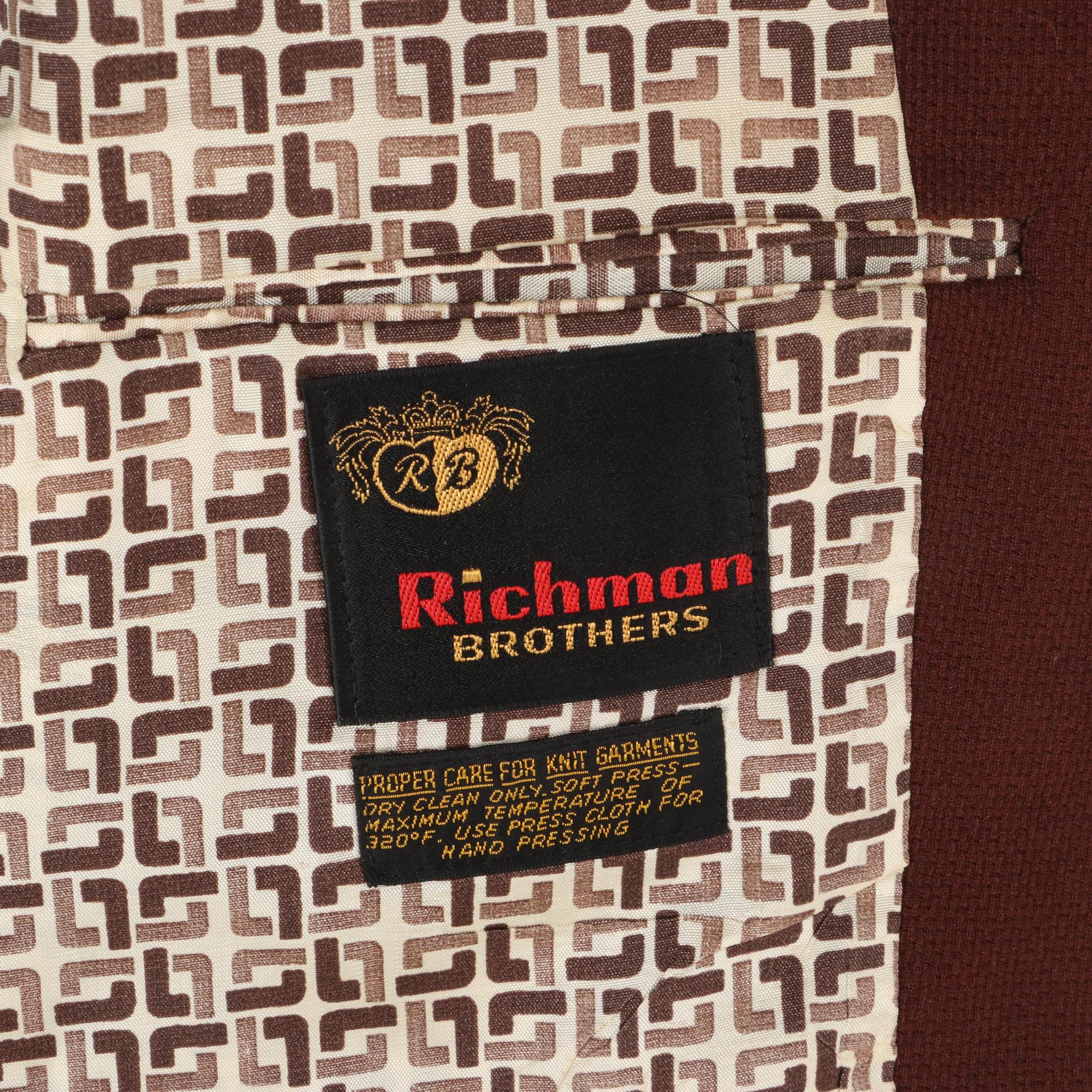 Men's Richman Brothers Jacket and Team-Up Houndstooth Print Shirt ...