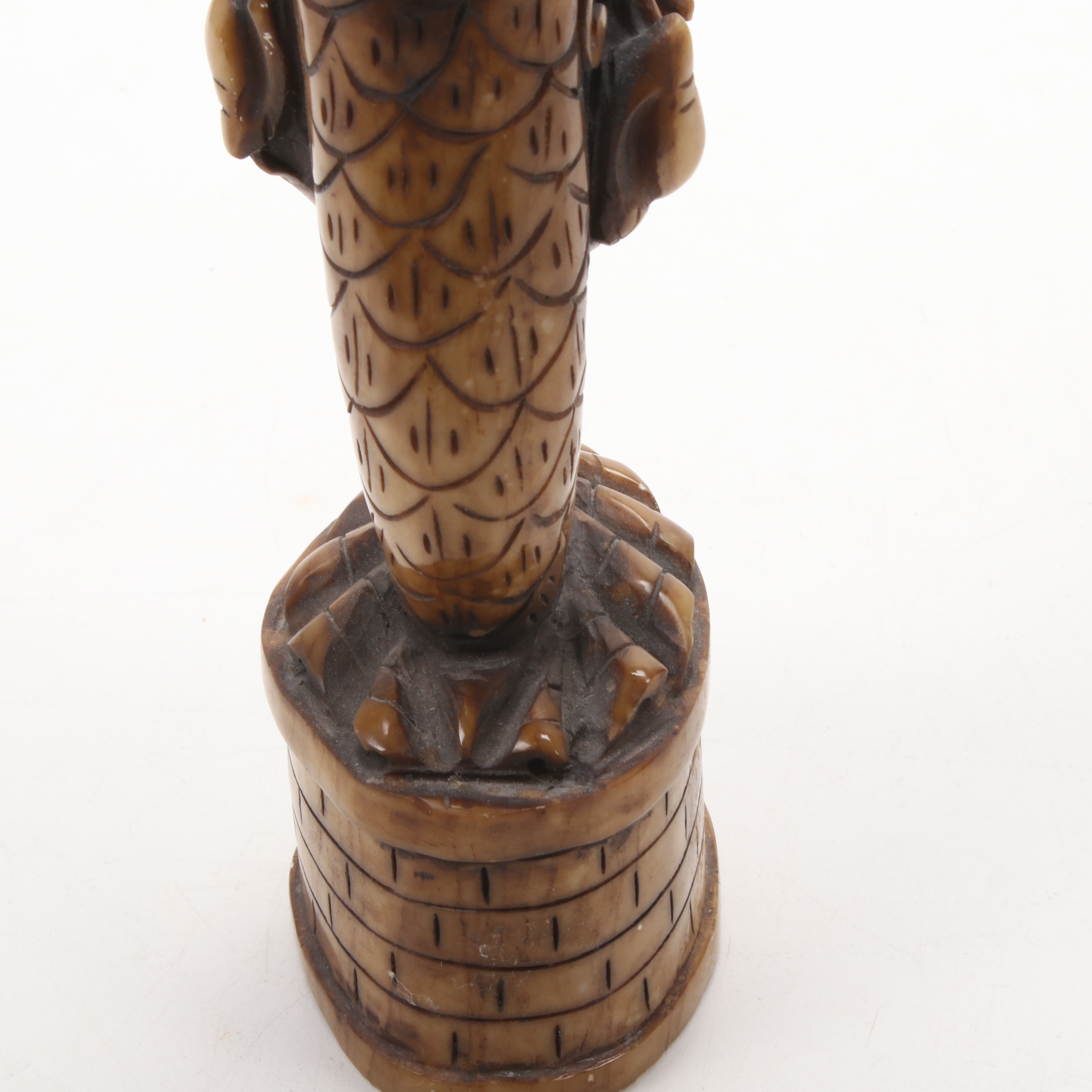 Chinese Carved Stone Qirin Figure | EBTH