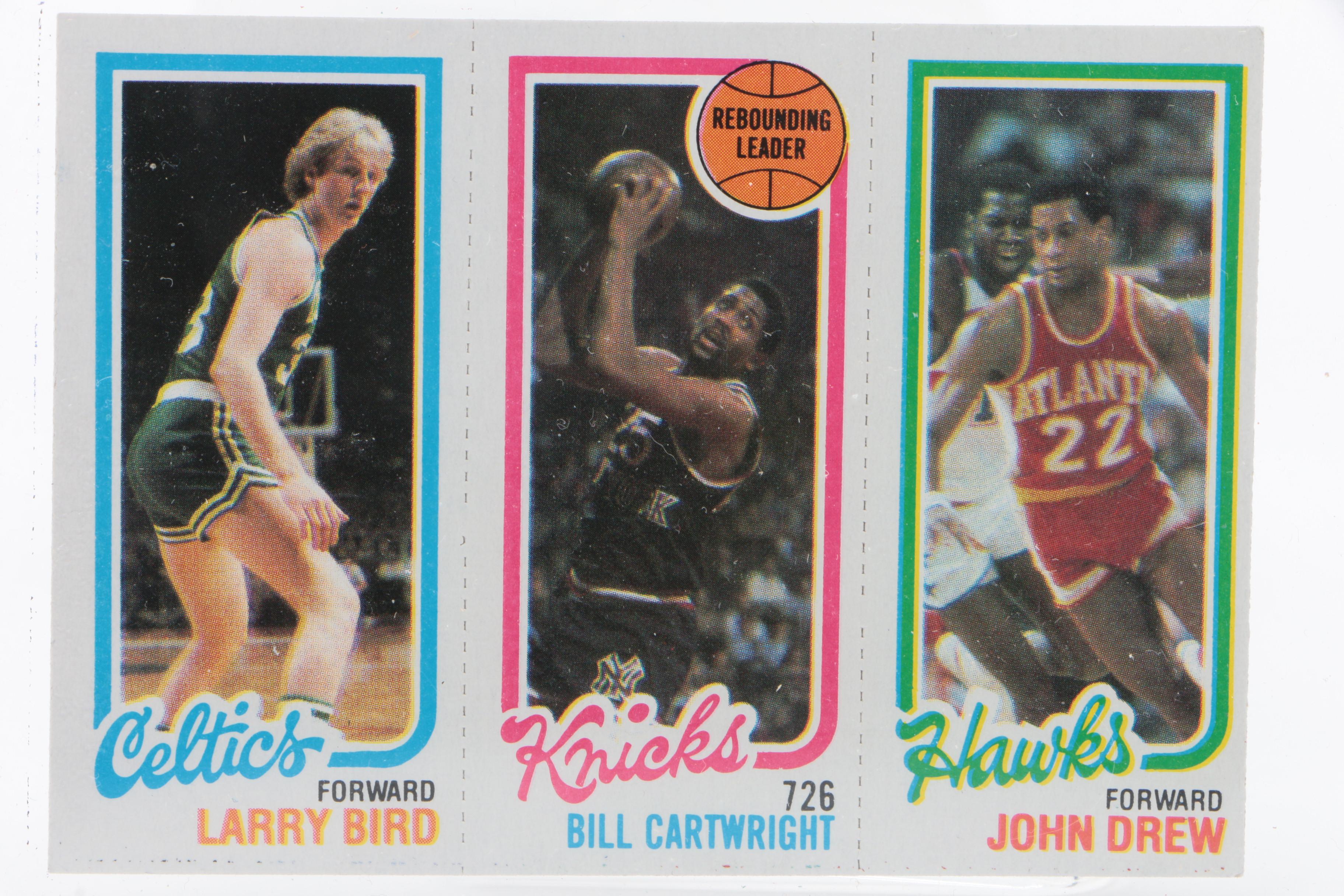 1980 Larry Bird Topps Rookie Card, Perforated Version | EBTH