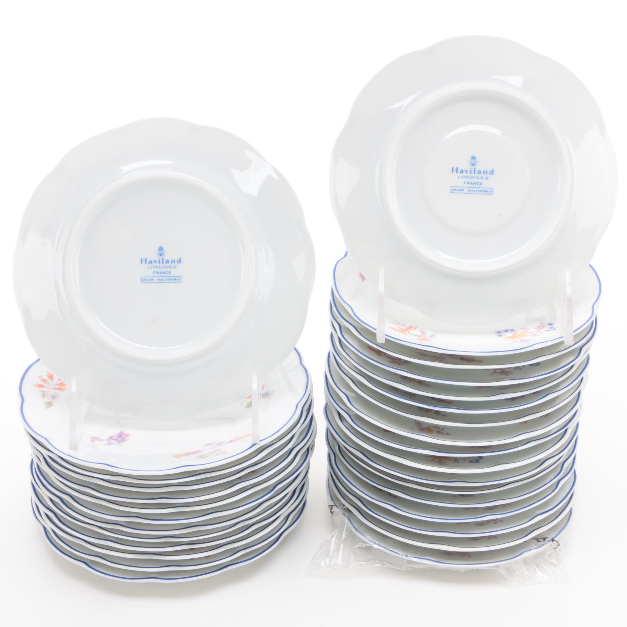 Haviland of Limoges Floral Themed Porcelain Dinnerware and Serving ...